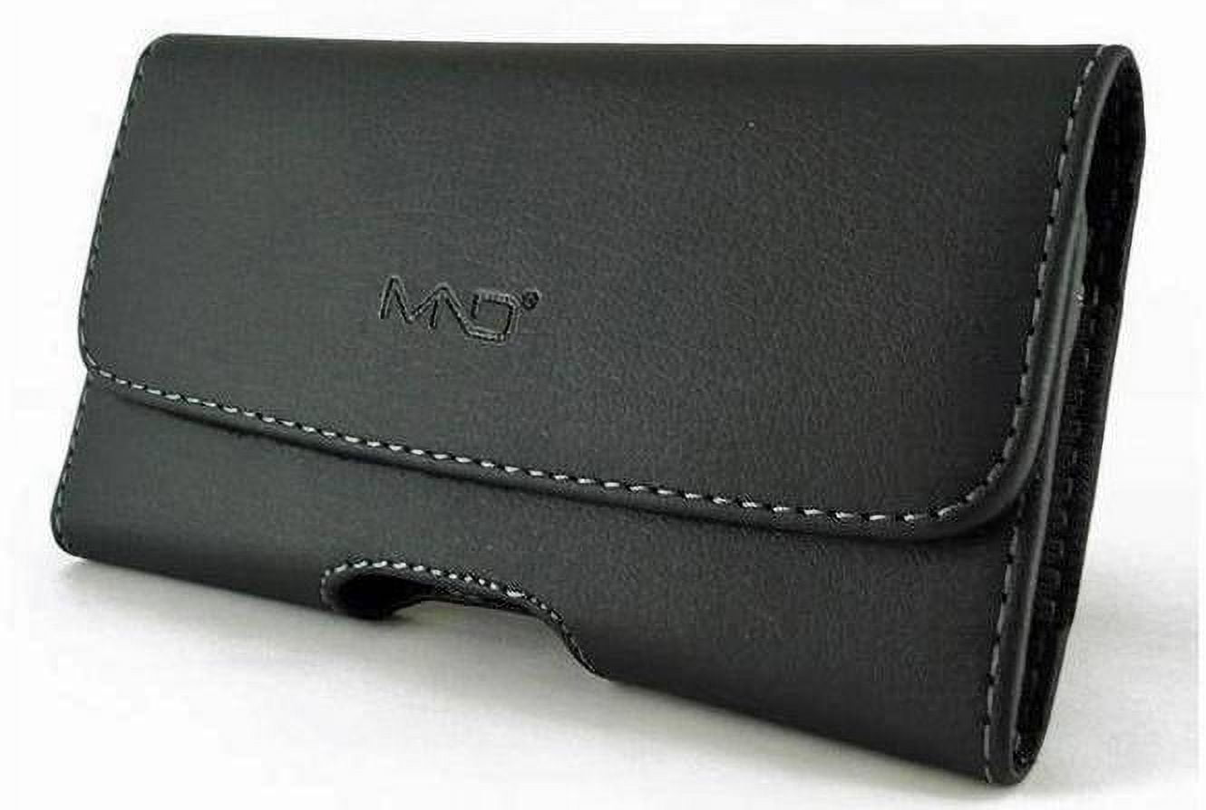 Premium Leather Pouch Holster Belt Case w/ Clip / Loops for BLU Studio ...