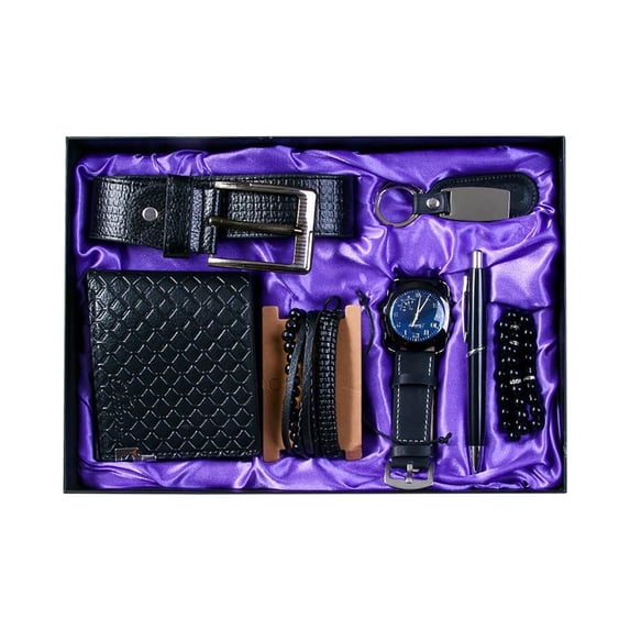 Premium Leather Quartz Watch Gift Set,Business Gift Set，Including ...
