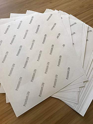 Premium Life White Self Adhesive Labels (Word Sizes) White Matte ...
