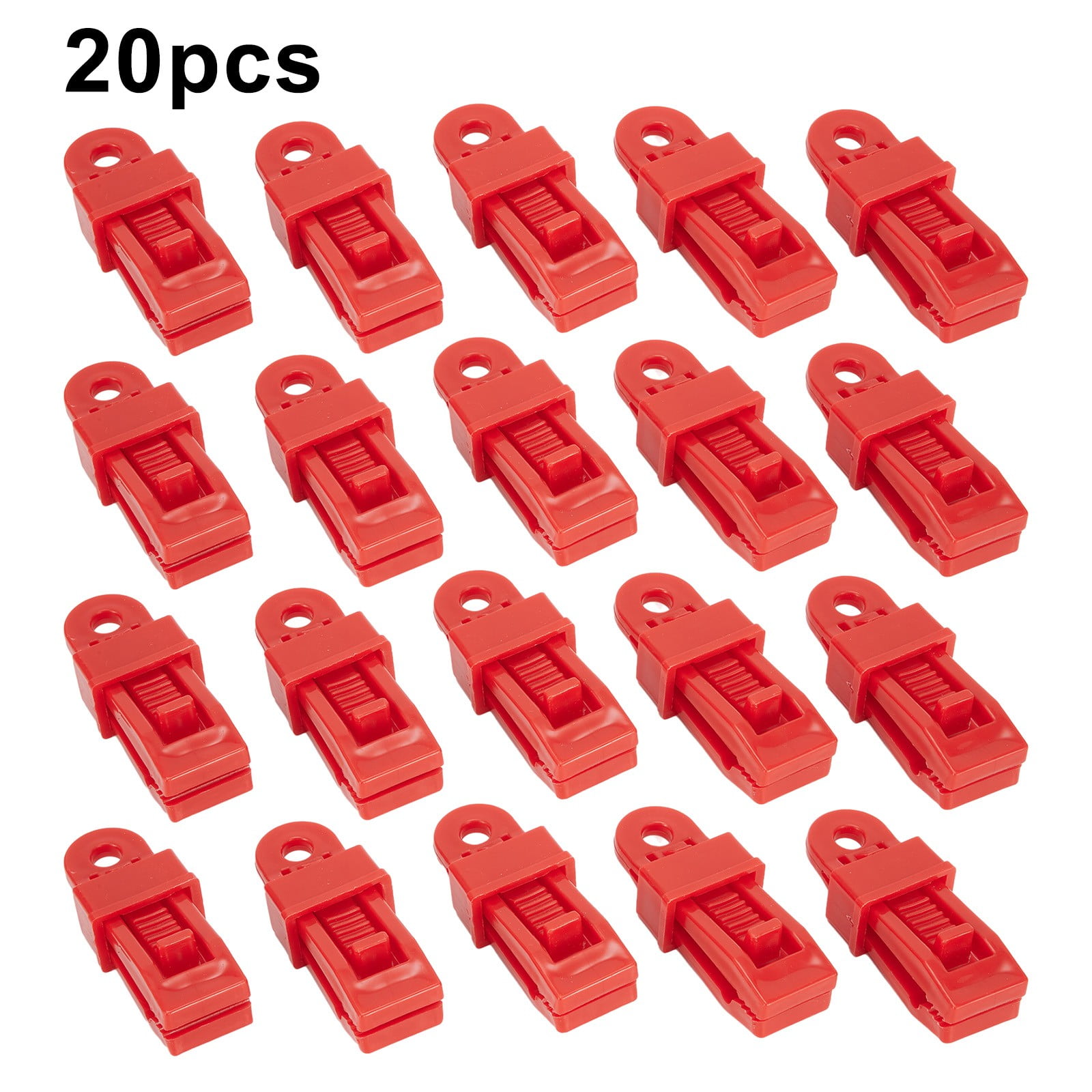Premium Locking Plastic Clips For Tarps And Shades Pack Of 20 - Walmart.com