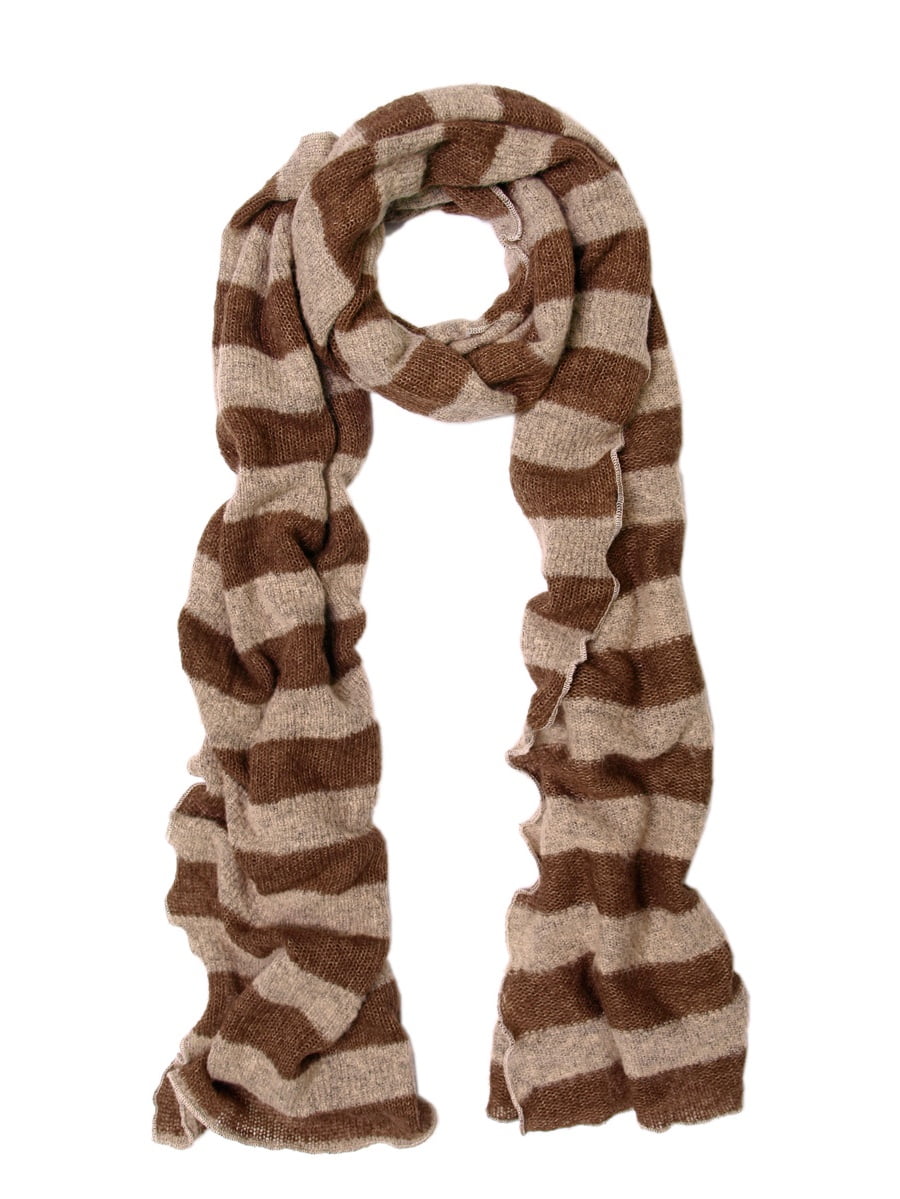 Premium Long Soft Knit Striped Scarf - Walmart.com