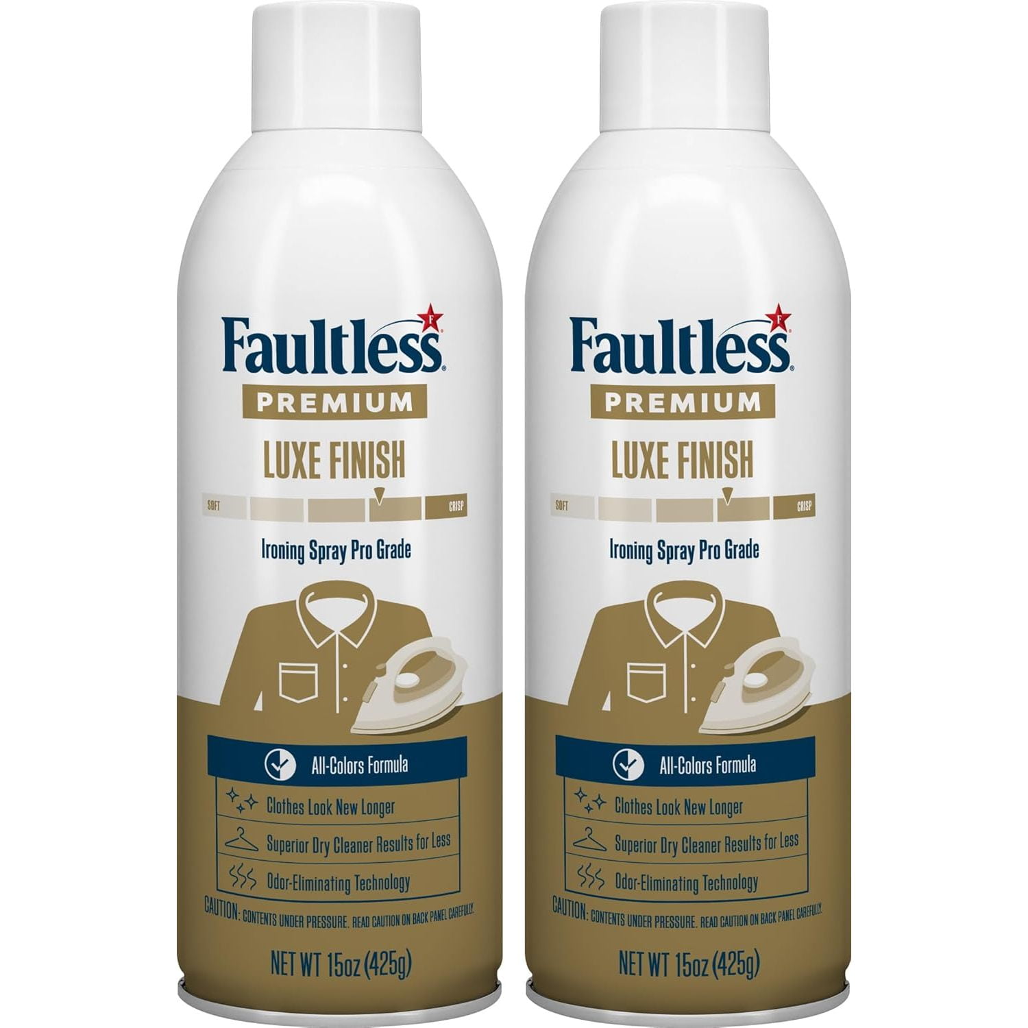 Premium Luxe Ironing Spray (15 Oz, 2 Pack) - Professional Iron Spray to ...