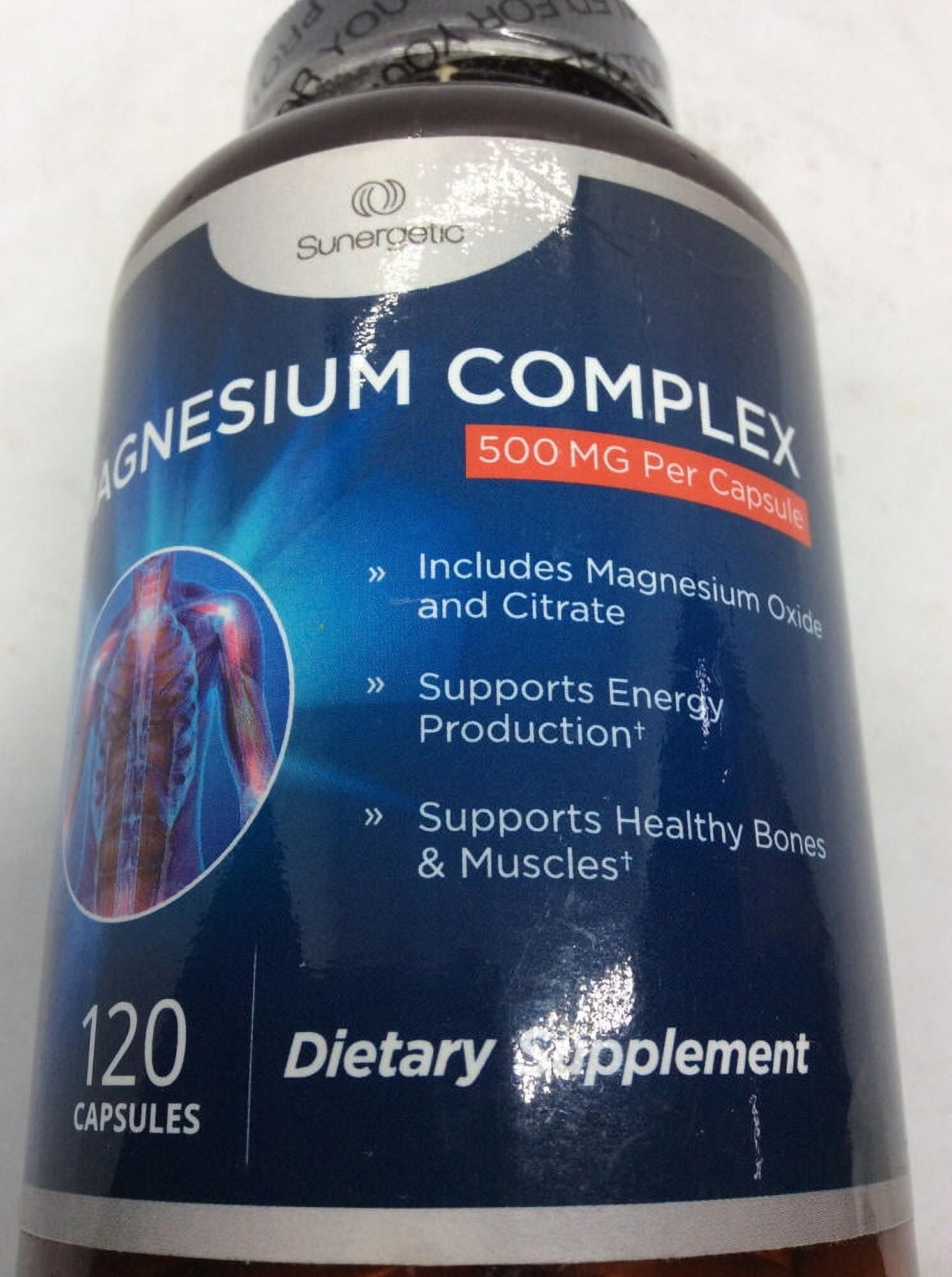 Premium Magnesium Citrate & Oxide 500mg Capsules - Supports Healthy ...