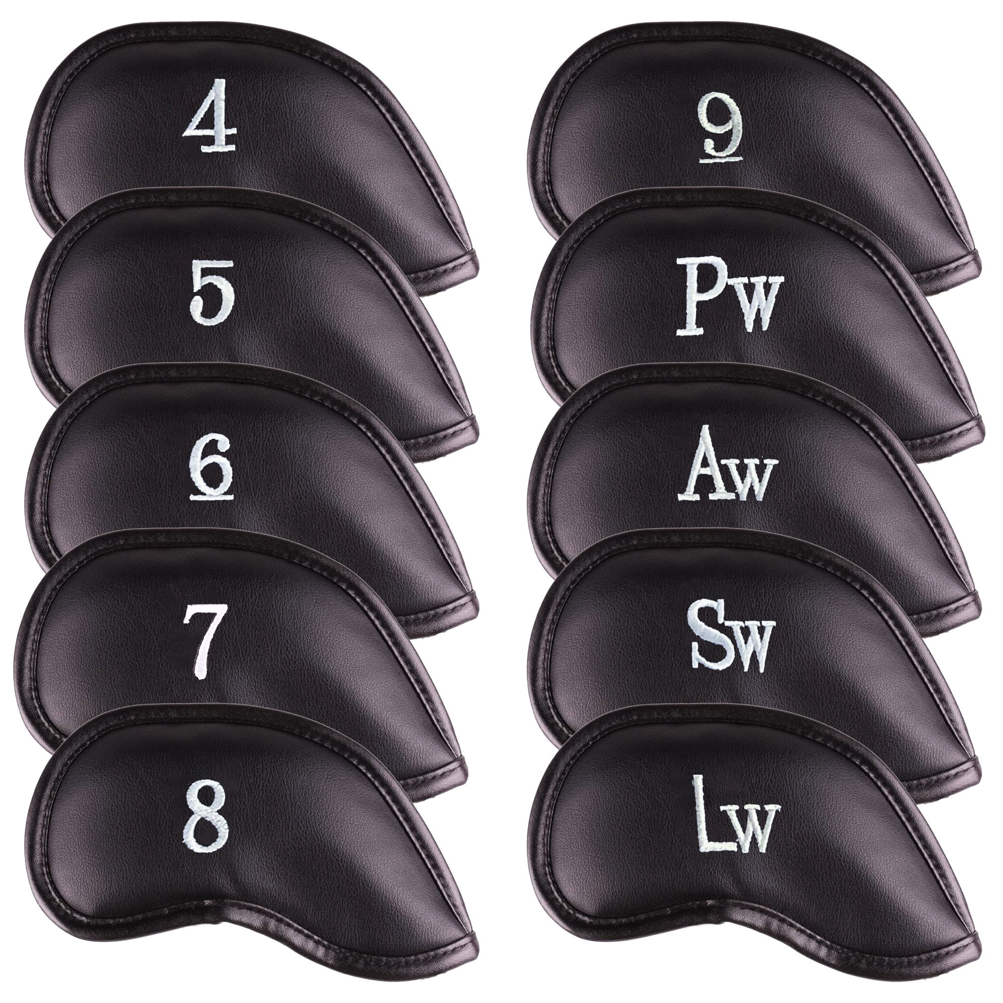 Magnetic Leather Golf Iron & Wedge Head Covers, 10 ct - Walmart.com
