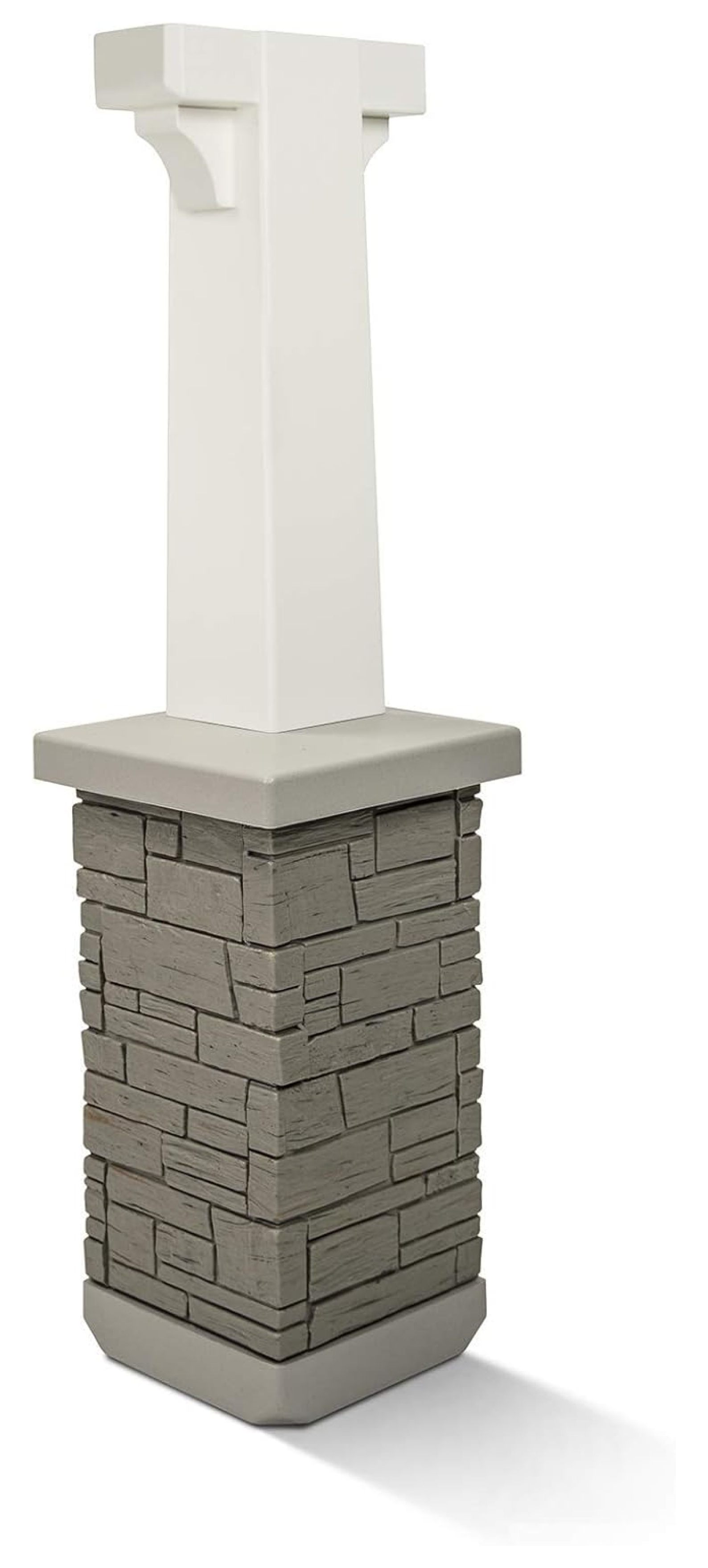 Premium Mailbox Post Set Pedestal Classic White - Walmart.com