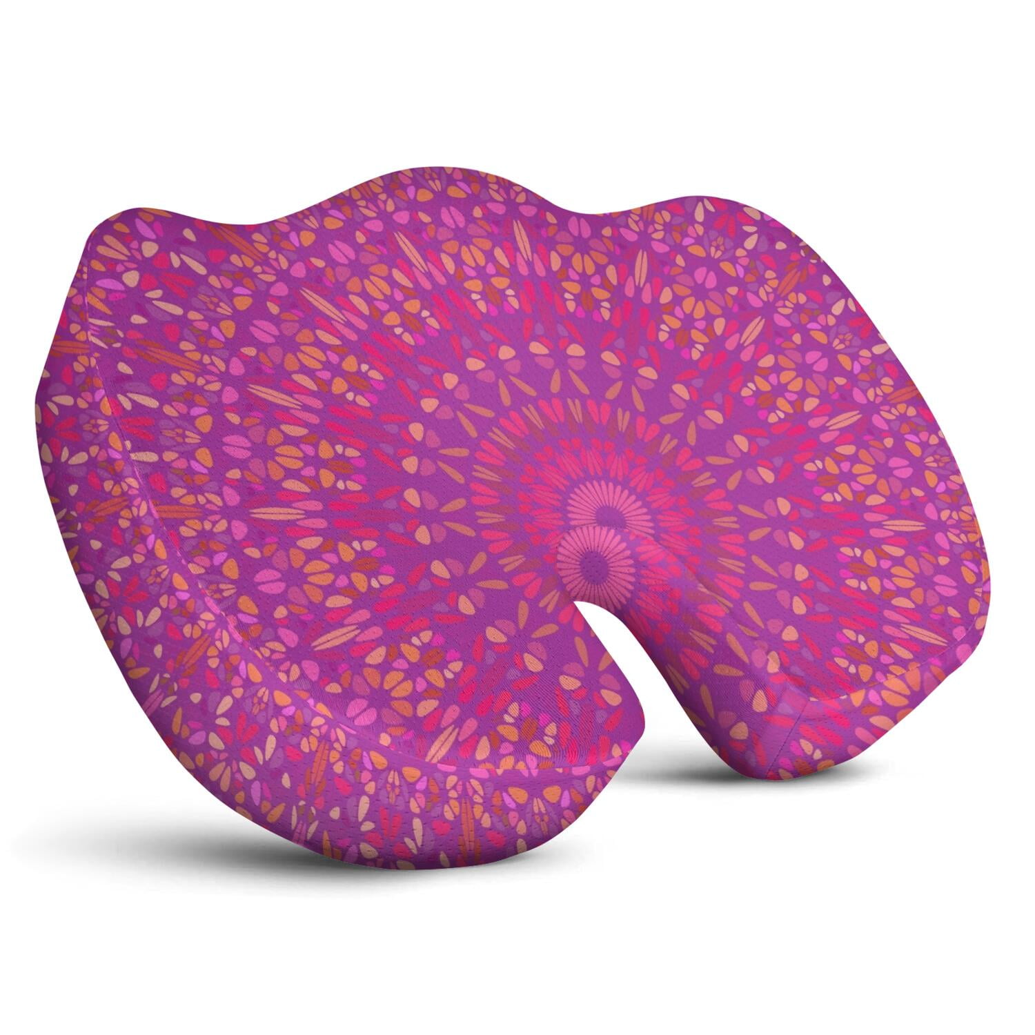 Premium Mandala Pattern Memory Foam Seat Cushion Ergonomic Chair Pad ...