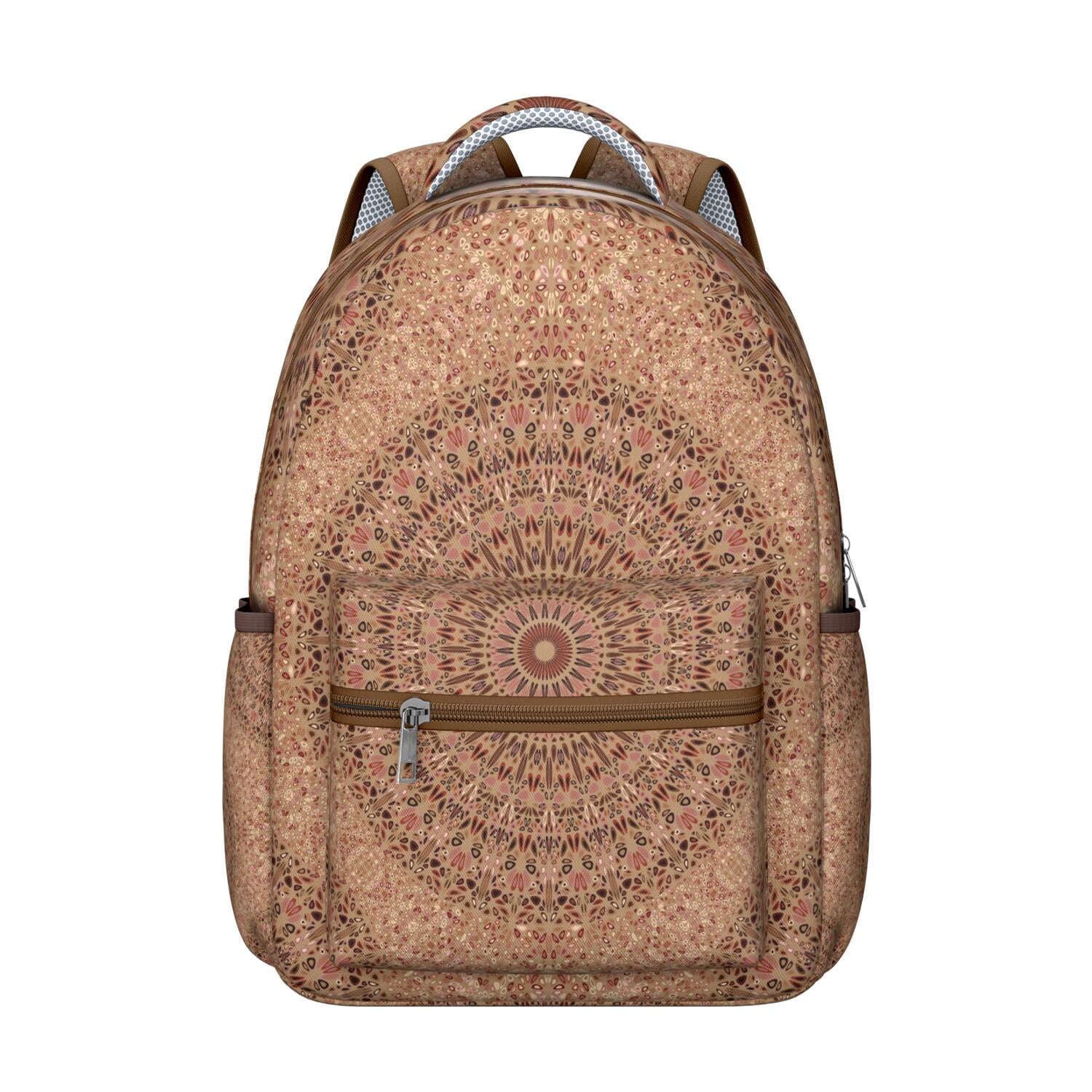 Premium Mantra Art Backpack - Weatherproof Coating Bookbag, All-Season ...