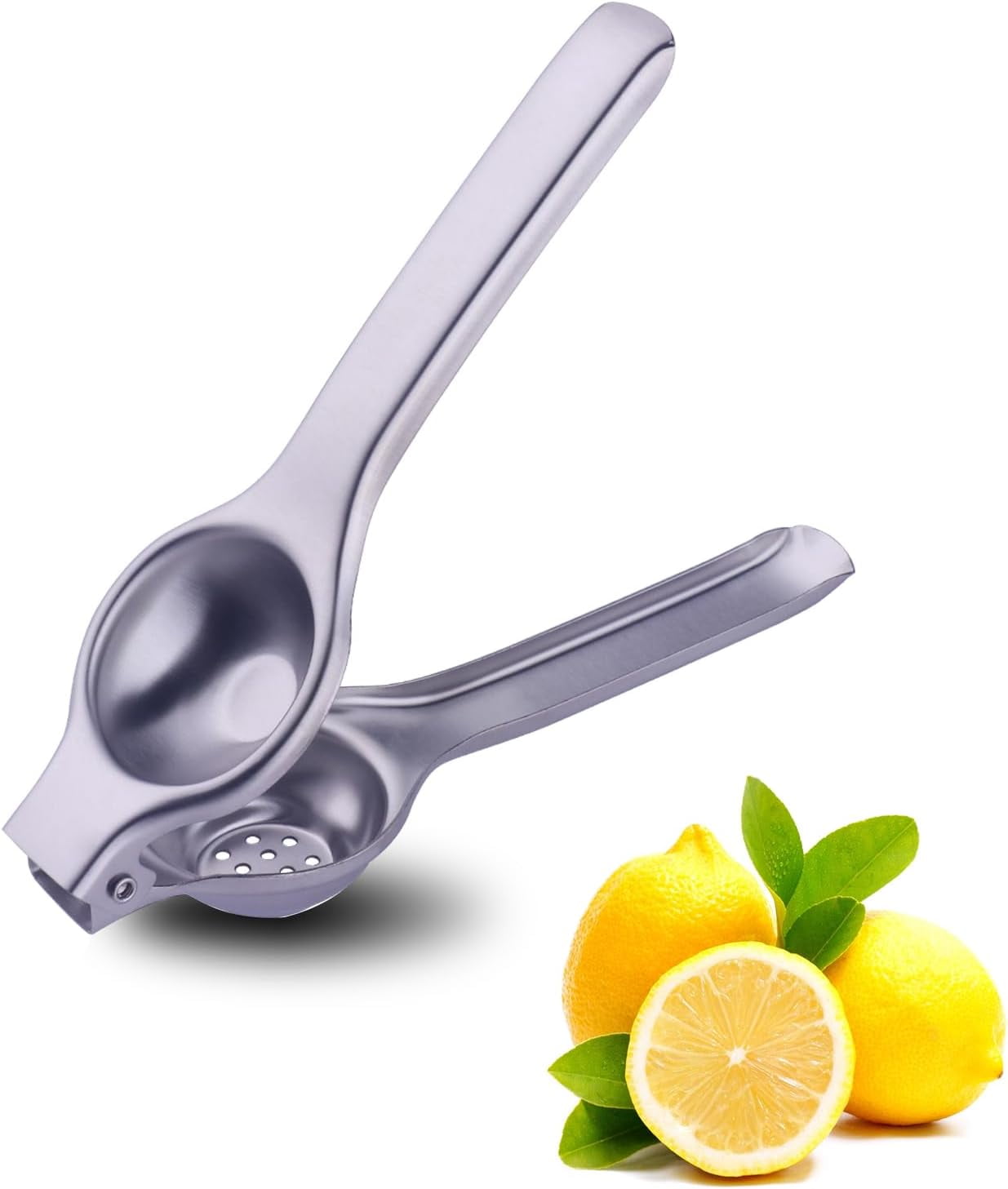 Premium Manual Lemon Squeezer, Stainless Steel Hand Press Citrus Juicer ...