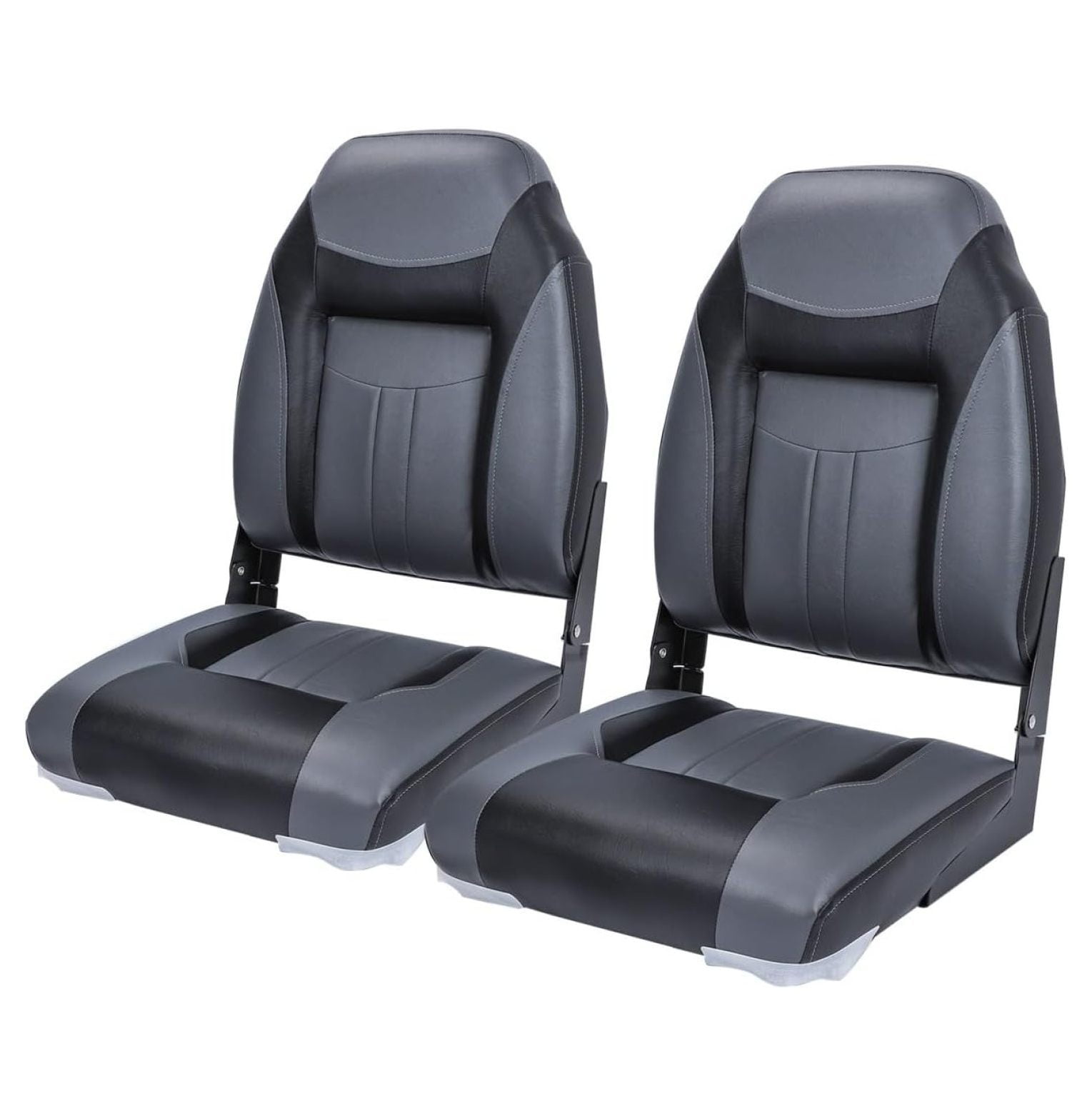 Premium Marine A Pair of High Back Folding Boat Seat, Fishing Marine ...