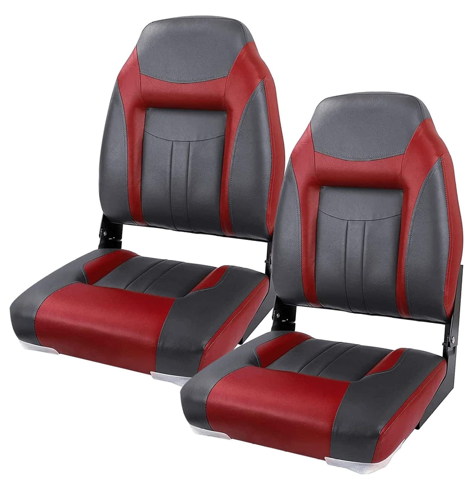 Premium Marine A Pair of High Back Folding Boat Seat, Fishing Marine ...