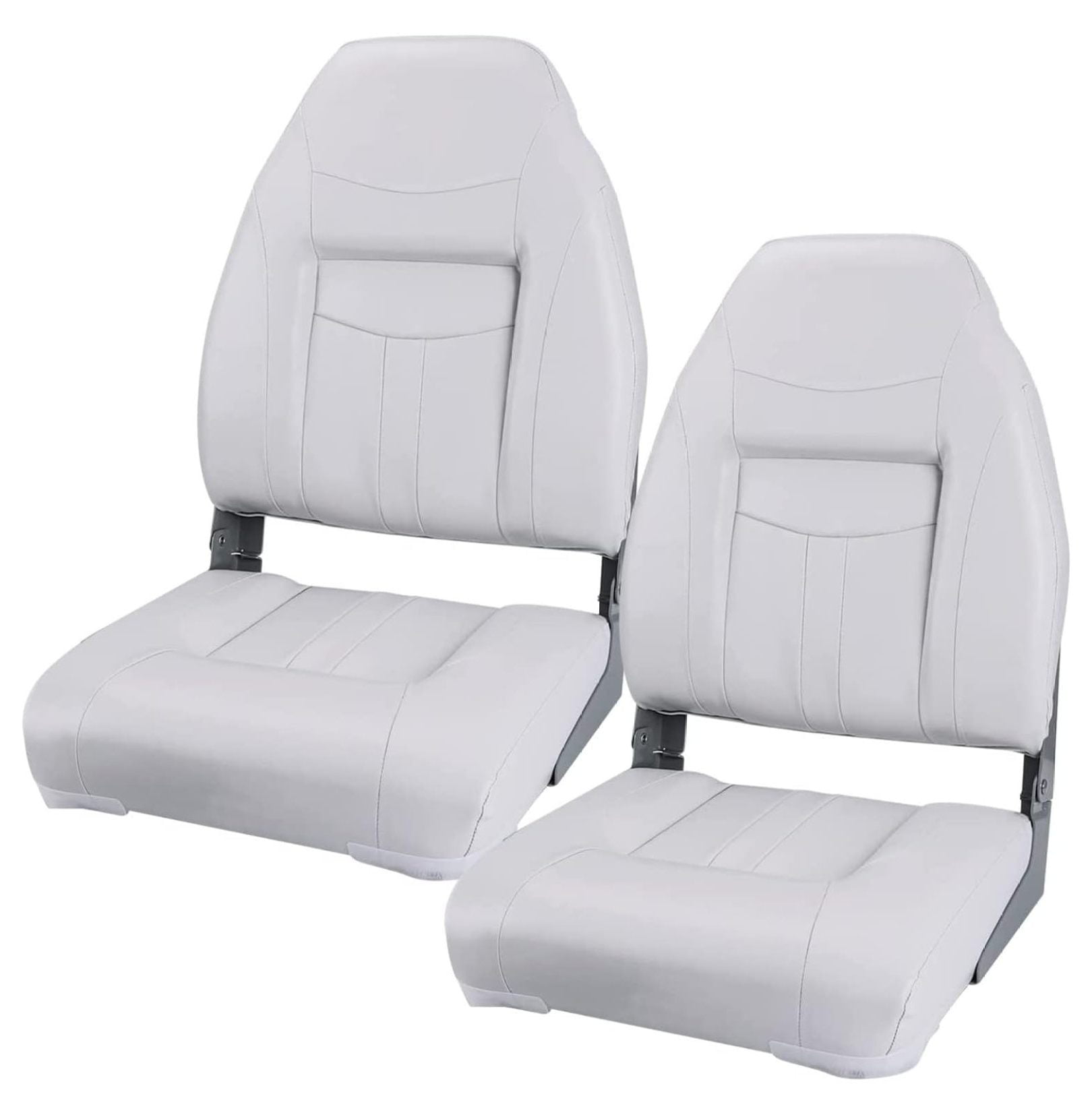 Premium Marine A Pair of High Back Folding Boat Seat, Fishing Marine ...