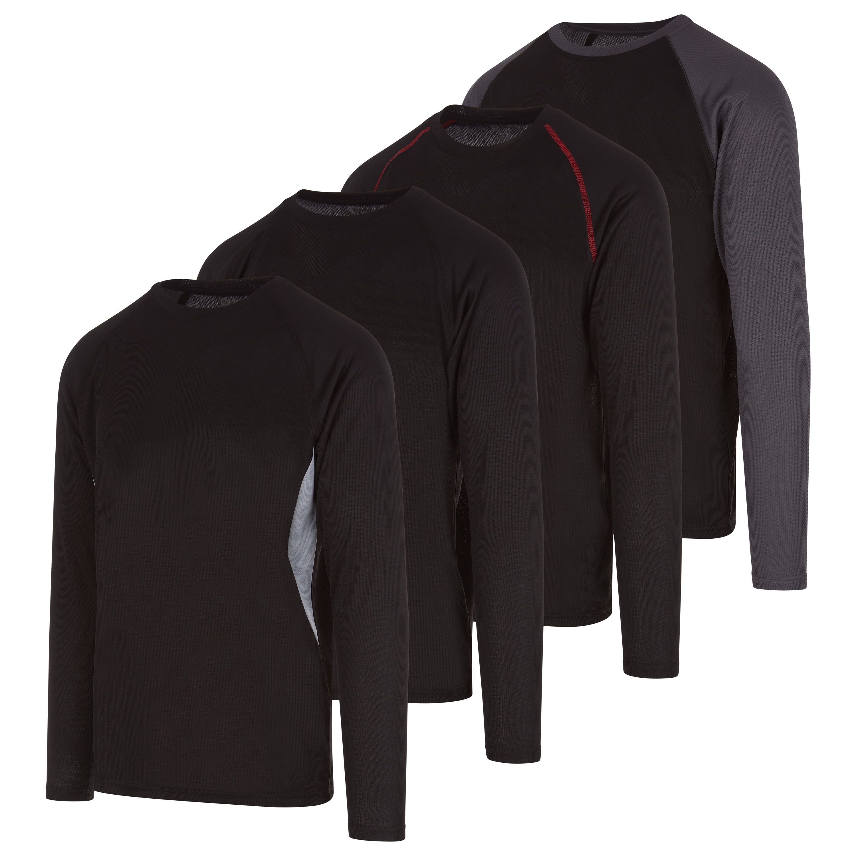 Premium Men’s Active Long Sleeve Tees Wicking Athletic UV Ray ...