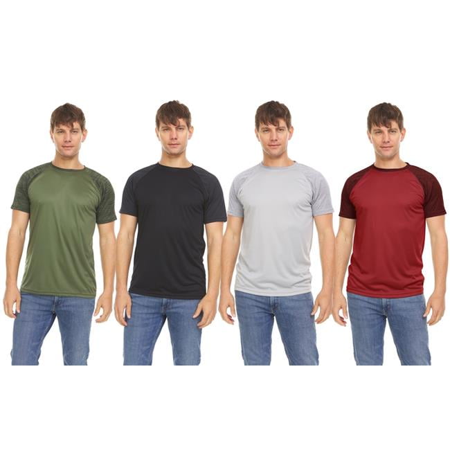 Premium Mens Dri Fit Performance Short Sleeve T-Shirt - Active Athletic ...