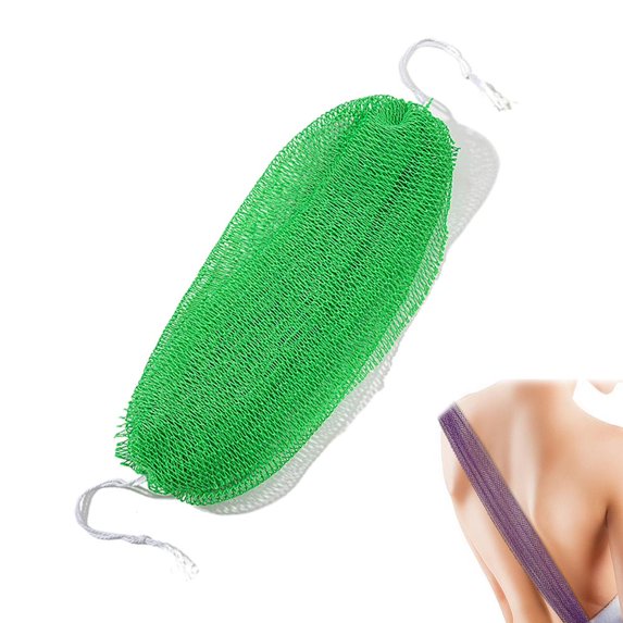 Premium Mesh Bath Pouf for Shower - Soft Exfoliating Body Sponge ...