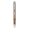 Premium Metal Barrel Pen Medium 0.7 mm, Black Ink, Champagne Barrel ...