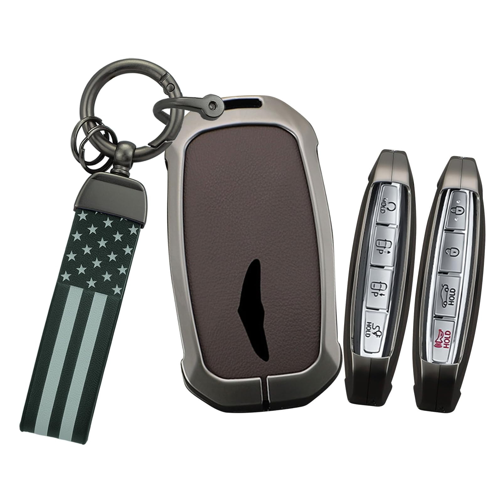 Premium Metal Key Fob Case for Genesis GV60 GV80 G70 G90 2023-2025 ...