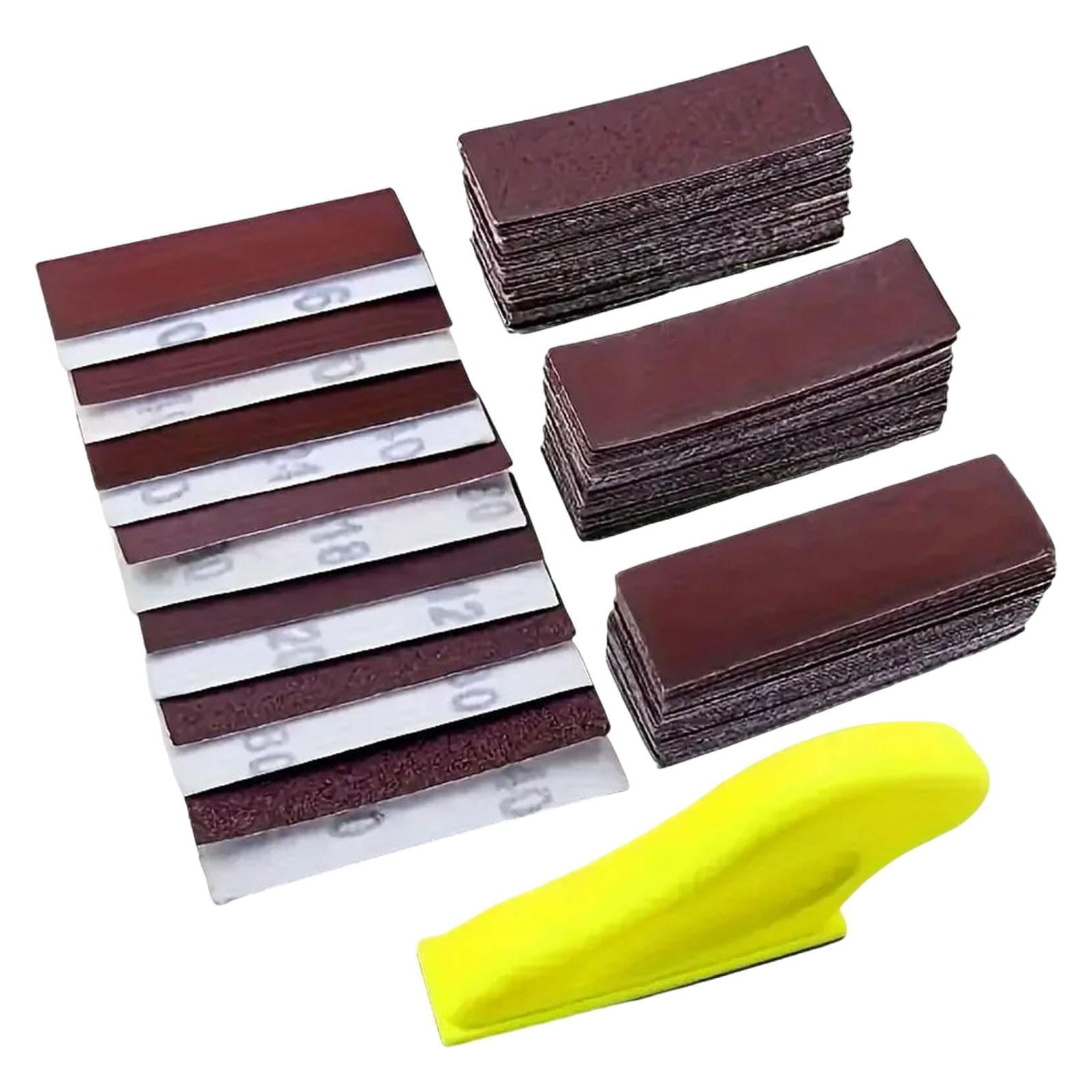Premium Micro Detail Sander Kit, Updated 3-in-1 Mini Hand Sanding Block ...