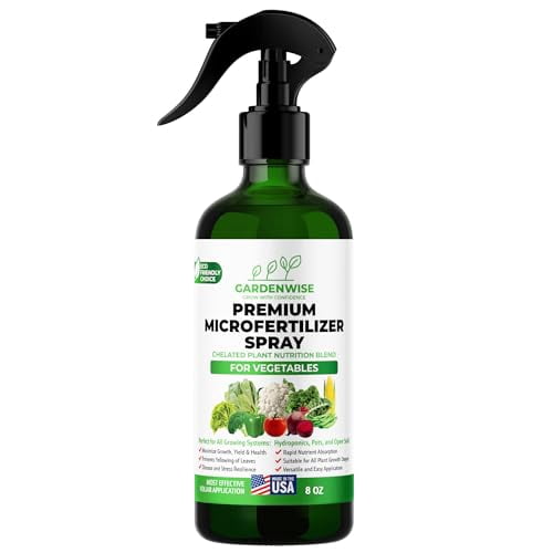 Premium Microfertilizer Foliar Spray - Chelated Plant Nutrition Blend ...