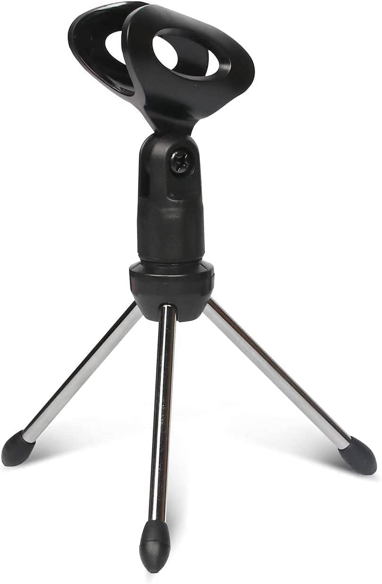 Premium Mini Microphone Stand Tripod Universal Adjustable Desk ...