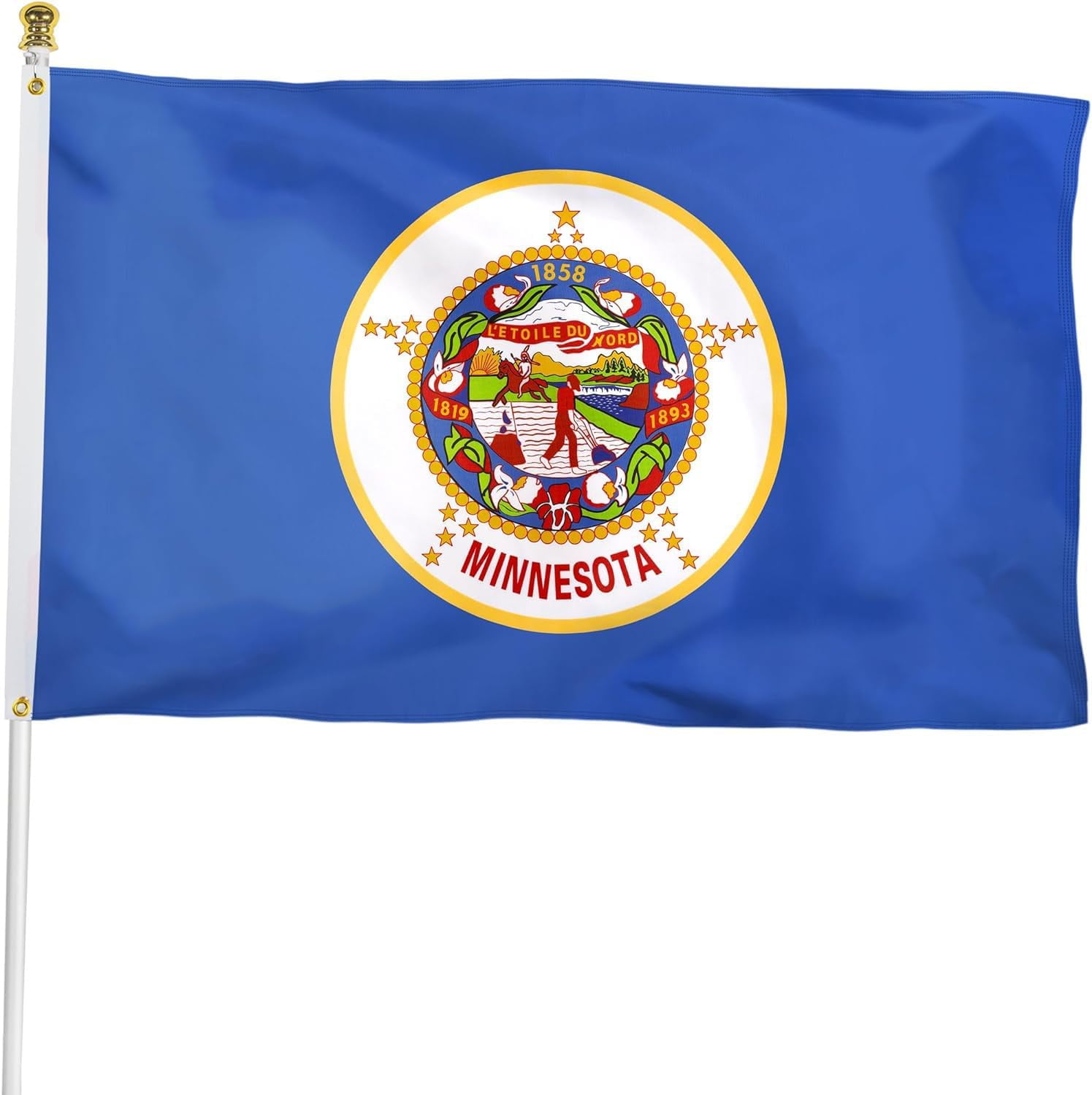 Premium Minnesota Flag Outdoor, Minnesota State Flag Outdoor, The Most ...