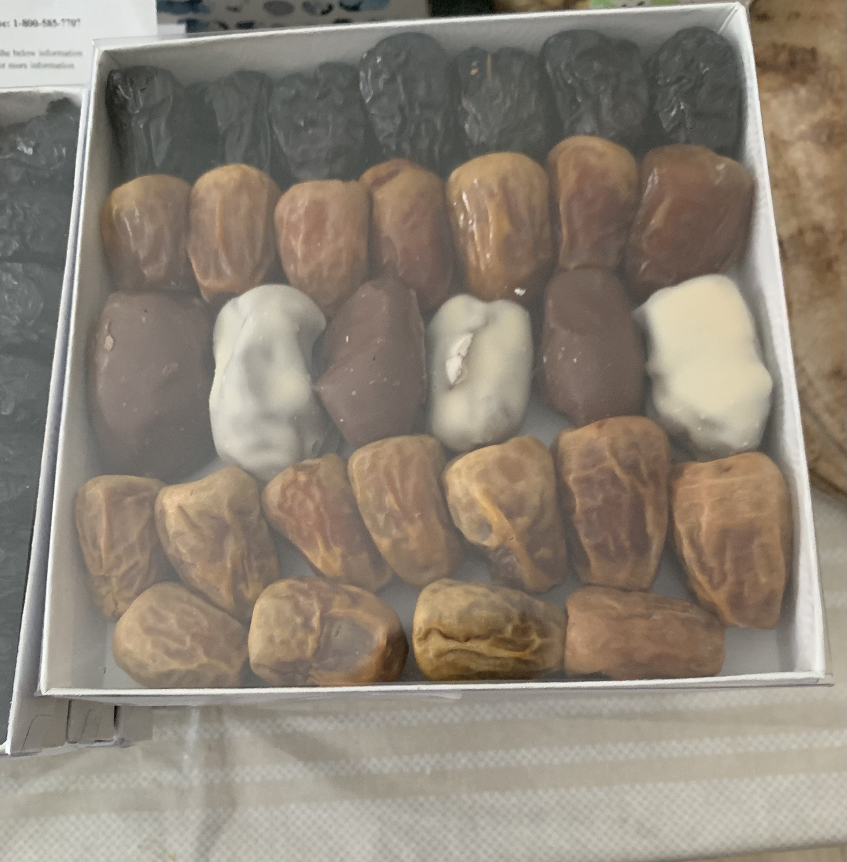 Premium Mixed Stuffed Dates Gift Box – Ajwa, Sukkari Muffatal, Almond ...