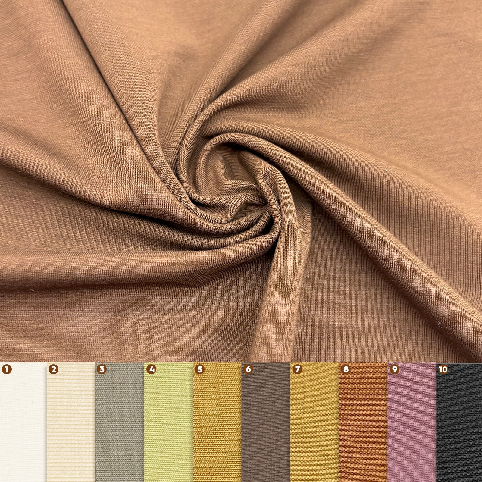 Premium Modael Cotton Poly Spandex Scuba Fabric by The Yard, Stretch ...