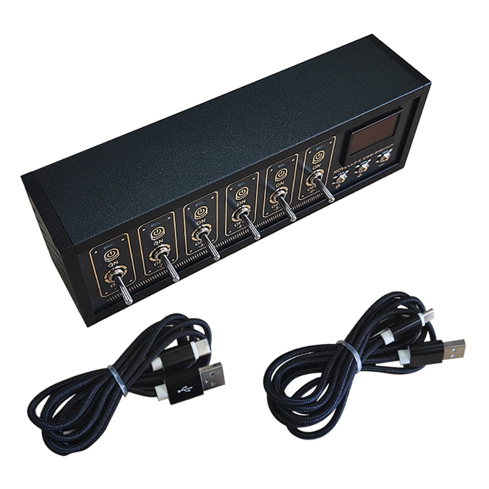 Premium Modular USB Hub with Voice Control Independent Switching OLED ...