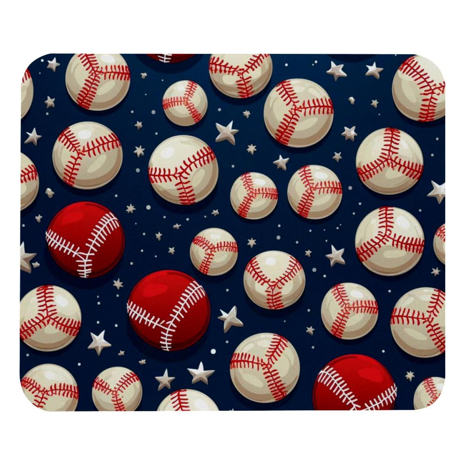 Premium Mouse Pad -Baseballs Stars Backgrounds Mousepad - Computer ...