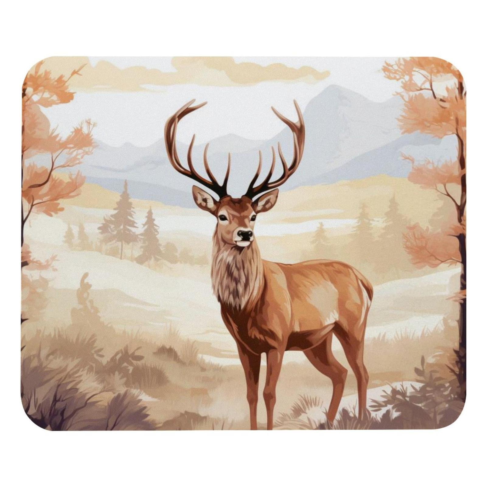 Premium Mouse Pad -Deer Pretty Mousepad - Computer Mouse Pad ...