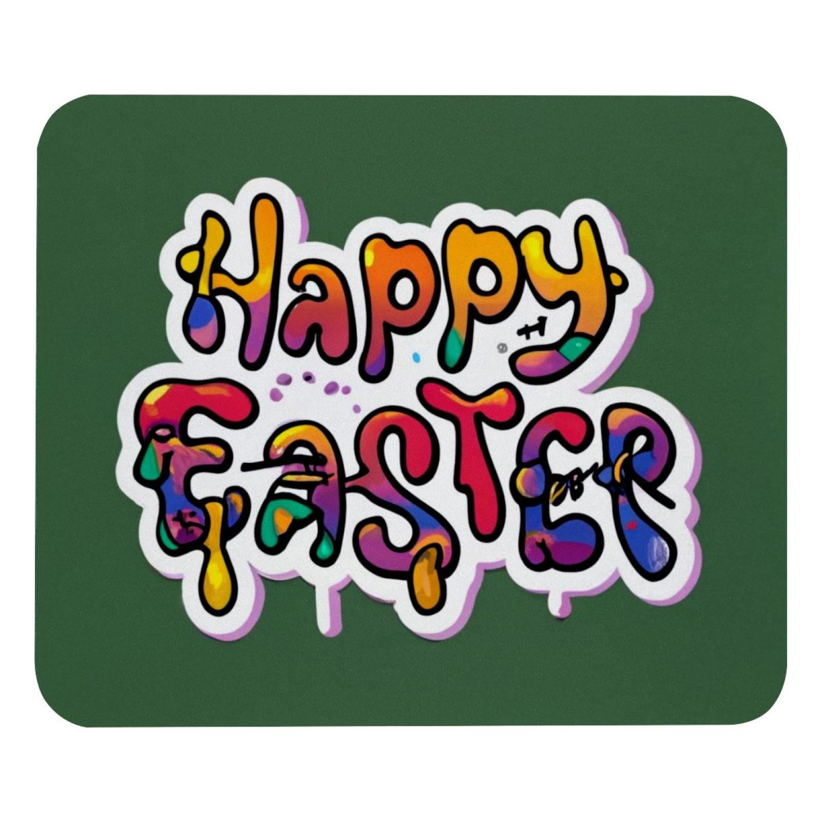 Premium Mouse Pad -Easter Font Letters Mousepad - Computer Mouse Pad ...