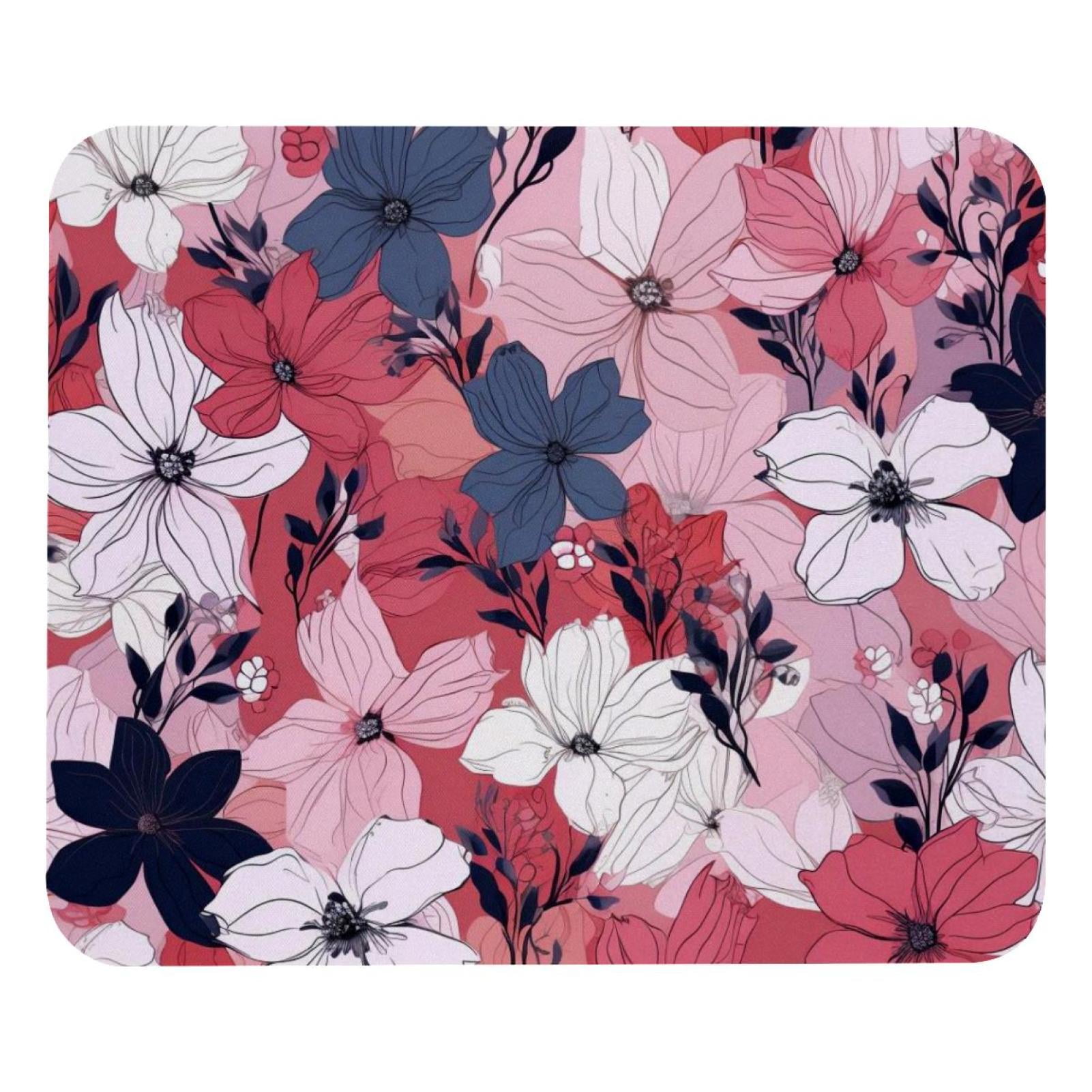 Premium Mouse Pad -Floral Pink Cartoon Mousepad - Computer Mouse Pad ...