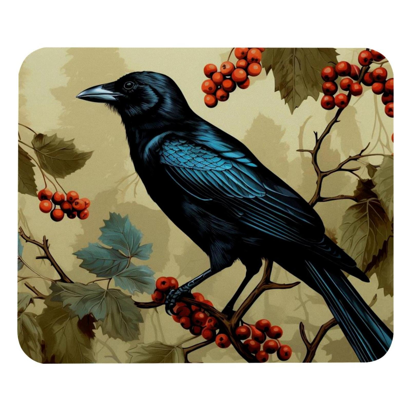 Premium Mouse Pad -Raven Cute Mousepad - Computer Mouse Pad ...