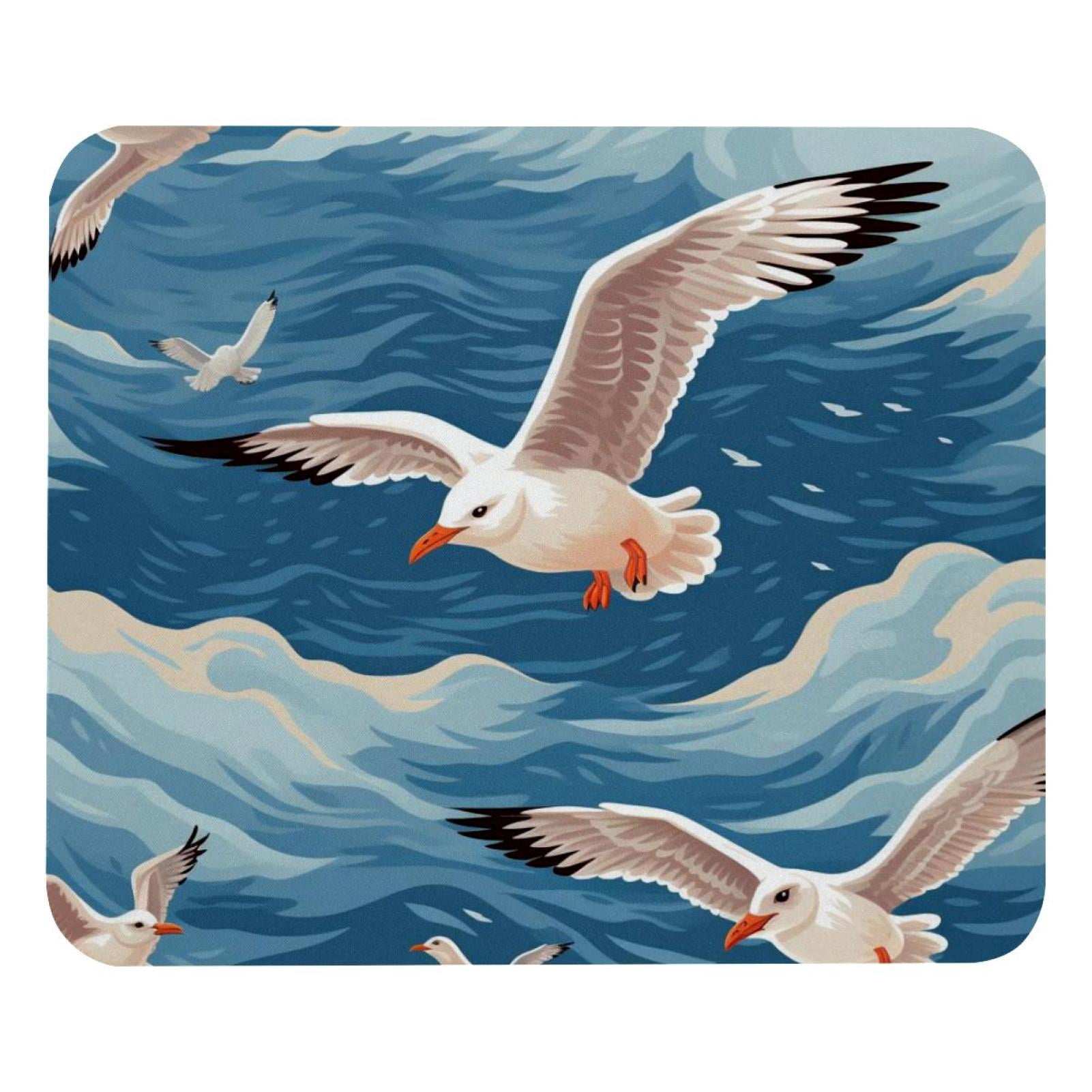 Premium Mouse Pad -Seagull Mousepad - Computer Mouse Pad - Comfortable Mouse Mats Surface For ...