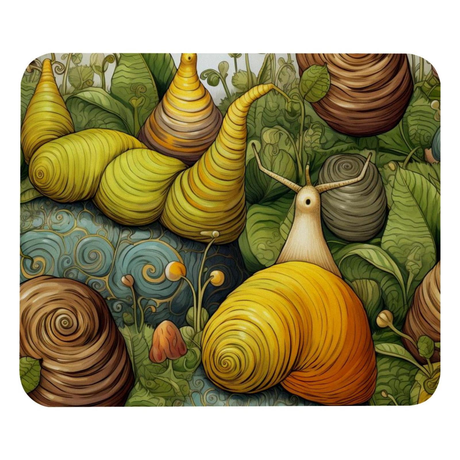 Premium Mouse Pad -Snails Cute Cartoon Mousepad - Computer Mouse Pad ...