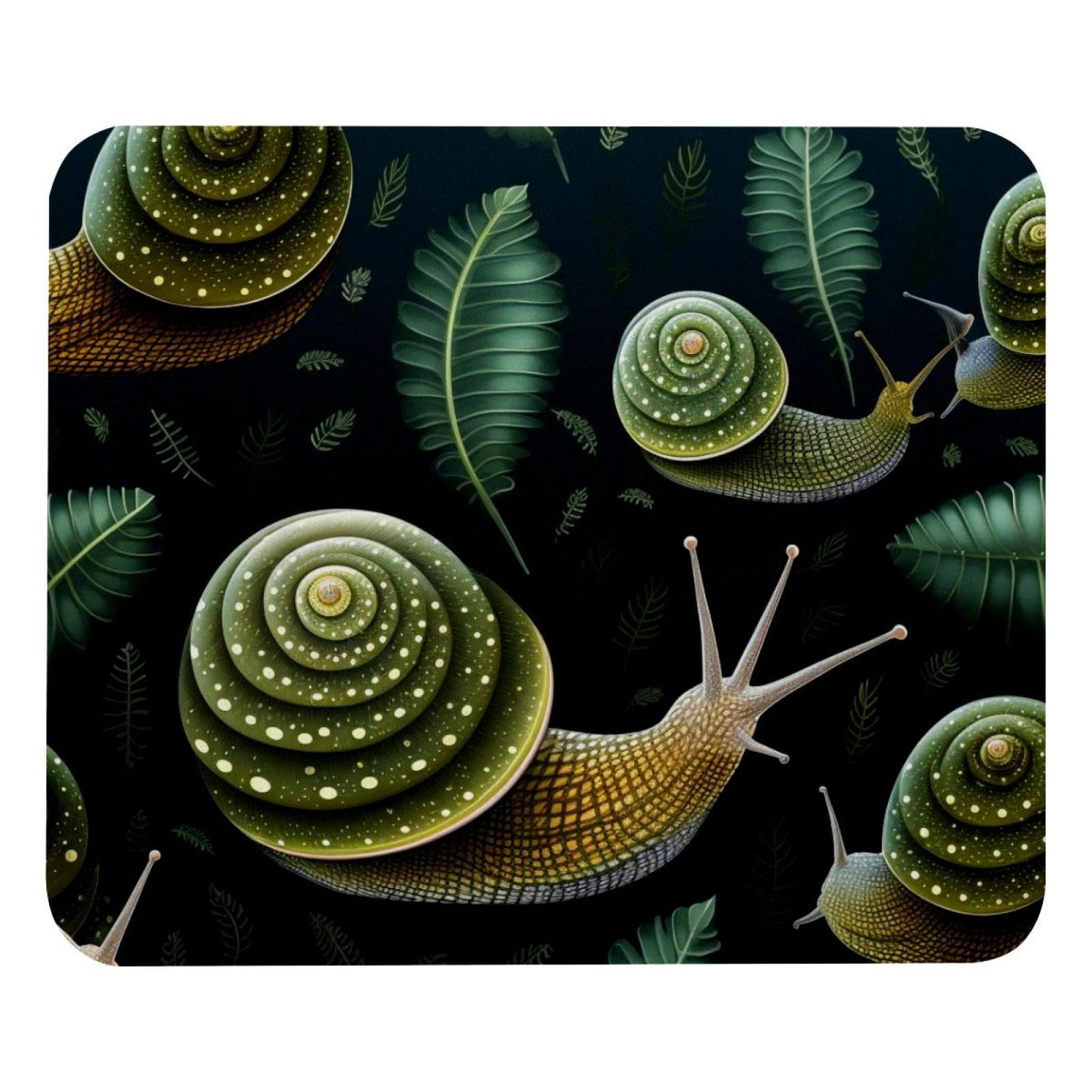 Premium Mouse Pad -Snails Green Mousepad - Computer Mouse Pad ...