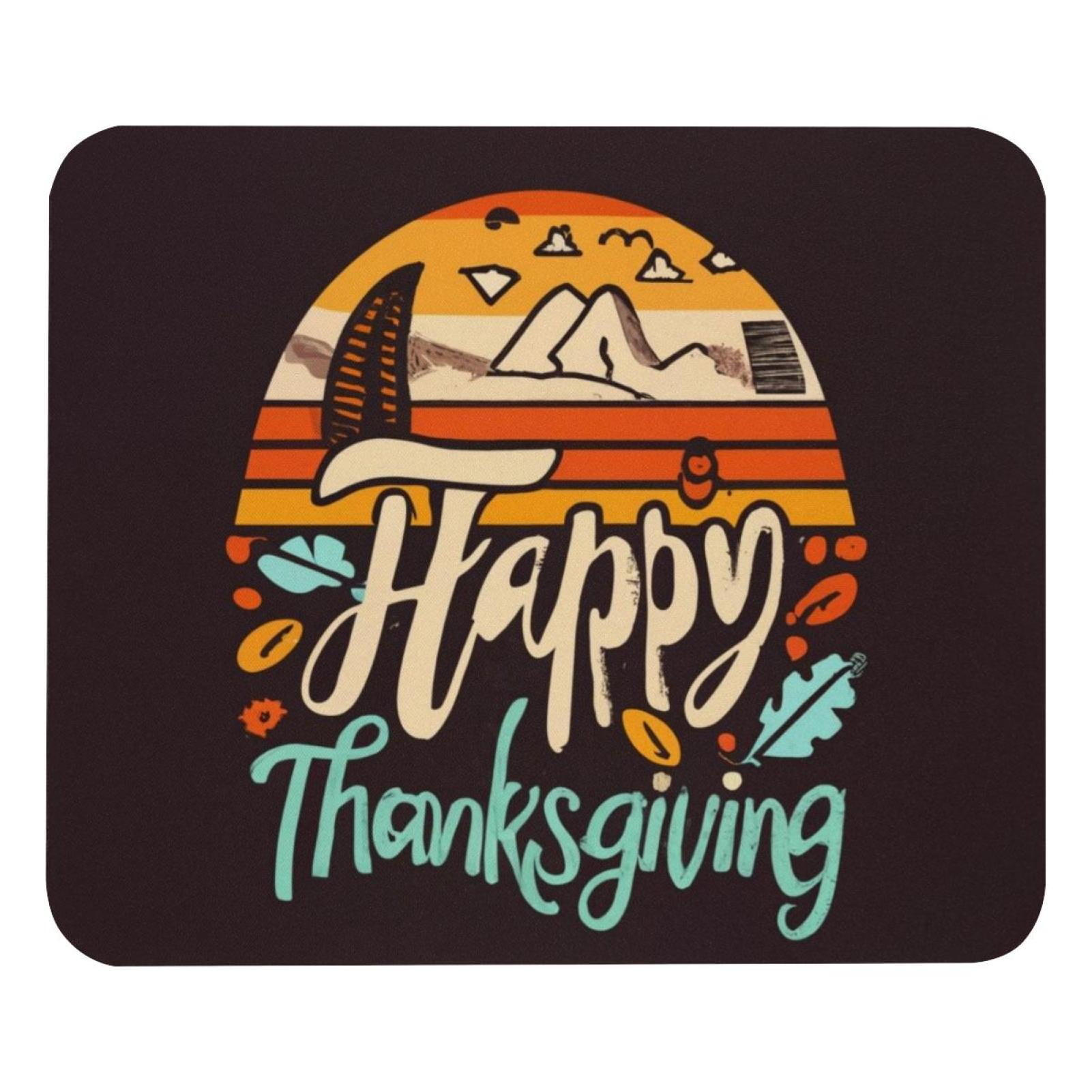 Premium Mouse Pad -Thanksgiving Font Cute Mousepad - Computer Mouse Pad ...
