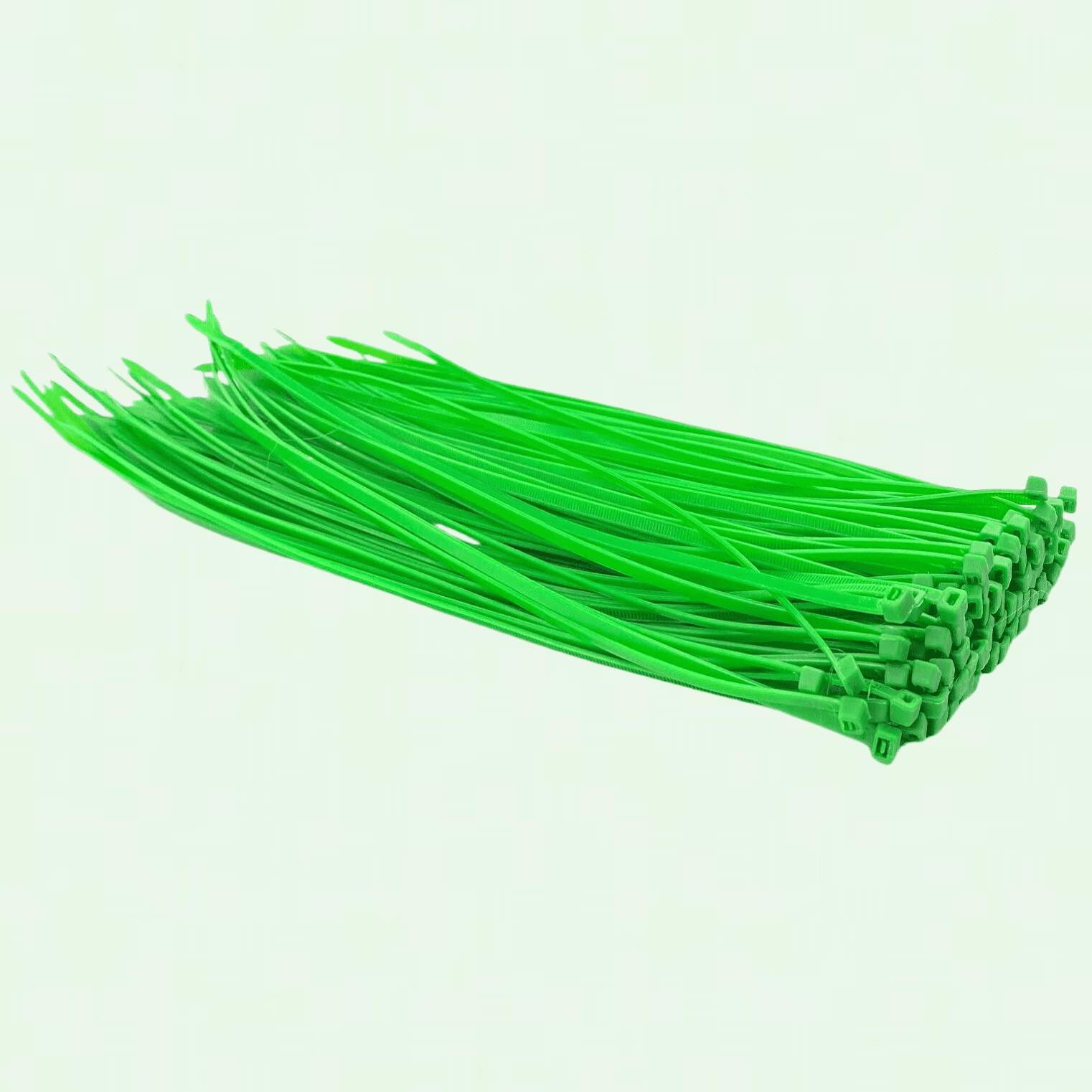 Green Plastic Cable Ties - 100 Pack, 12 inch/30 cm Heavy Duty Garden ...