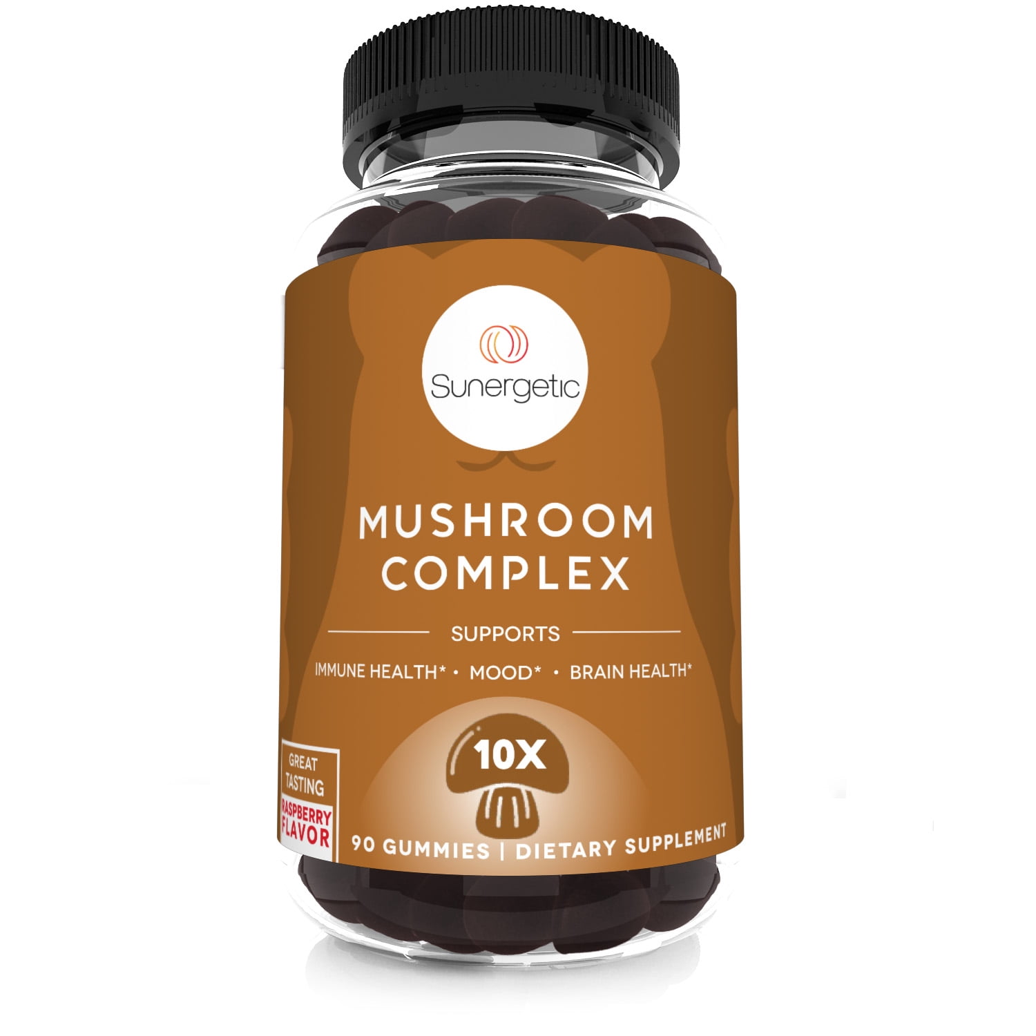 Mushroom Gummies Supplement - Immune, Brain, Mood Support with Lions ...
