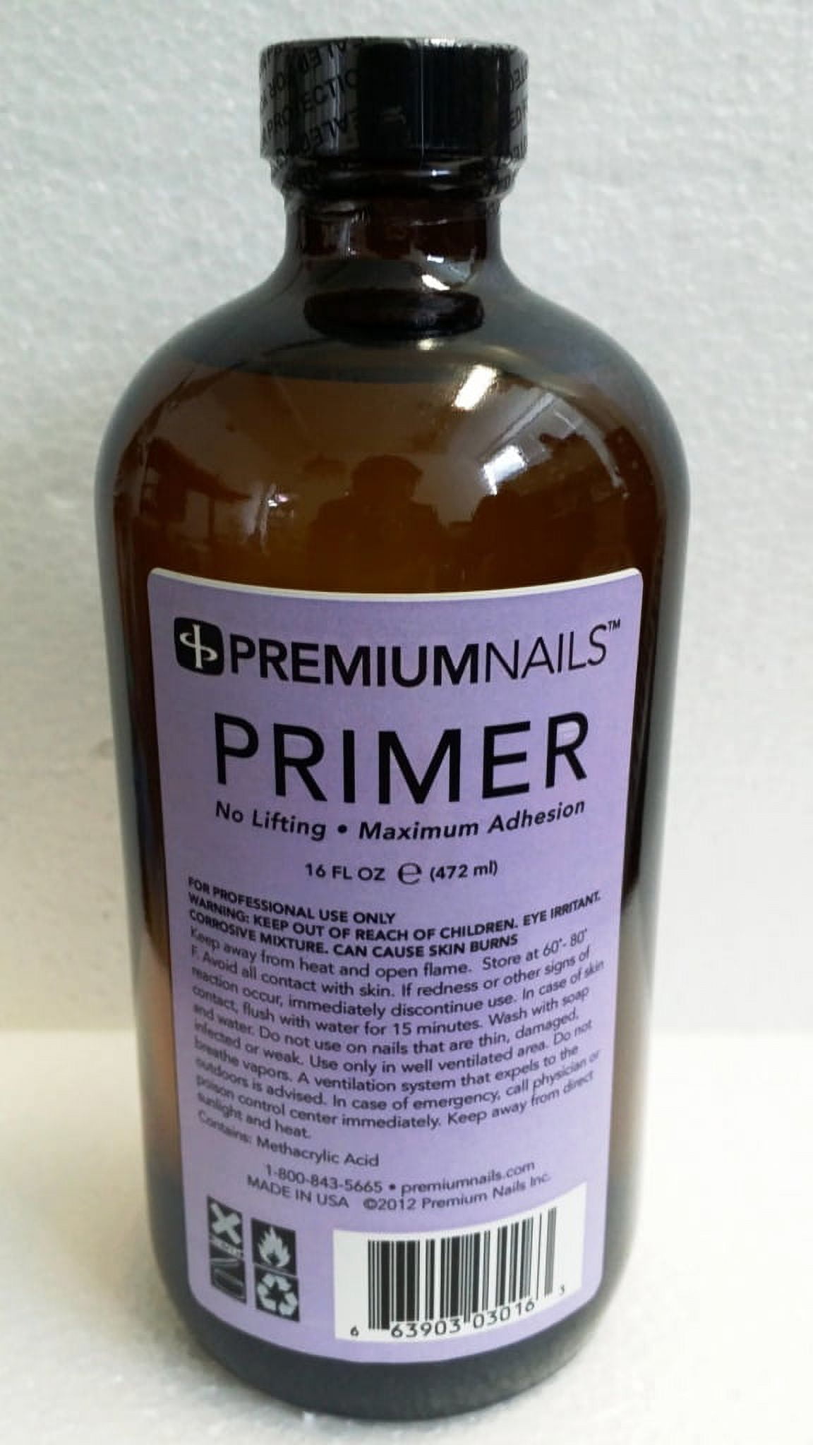 Premium Nails - Nail Acrylic Primer No Lifting (16oz) - Walmart.com