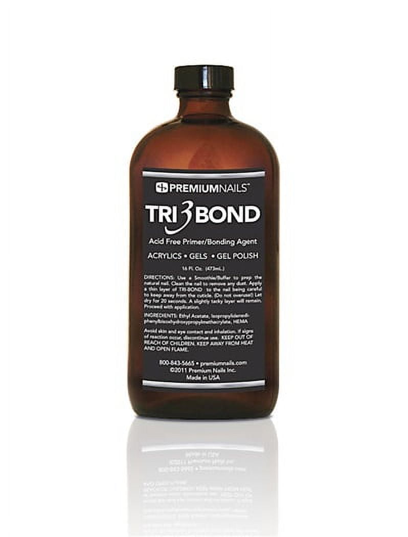 Premium Nails Tri 3 Bond Acid Free Primer / Bonding Agent (16oz ...
