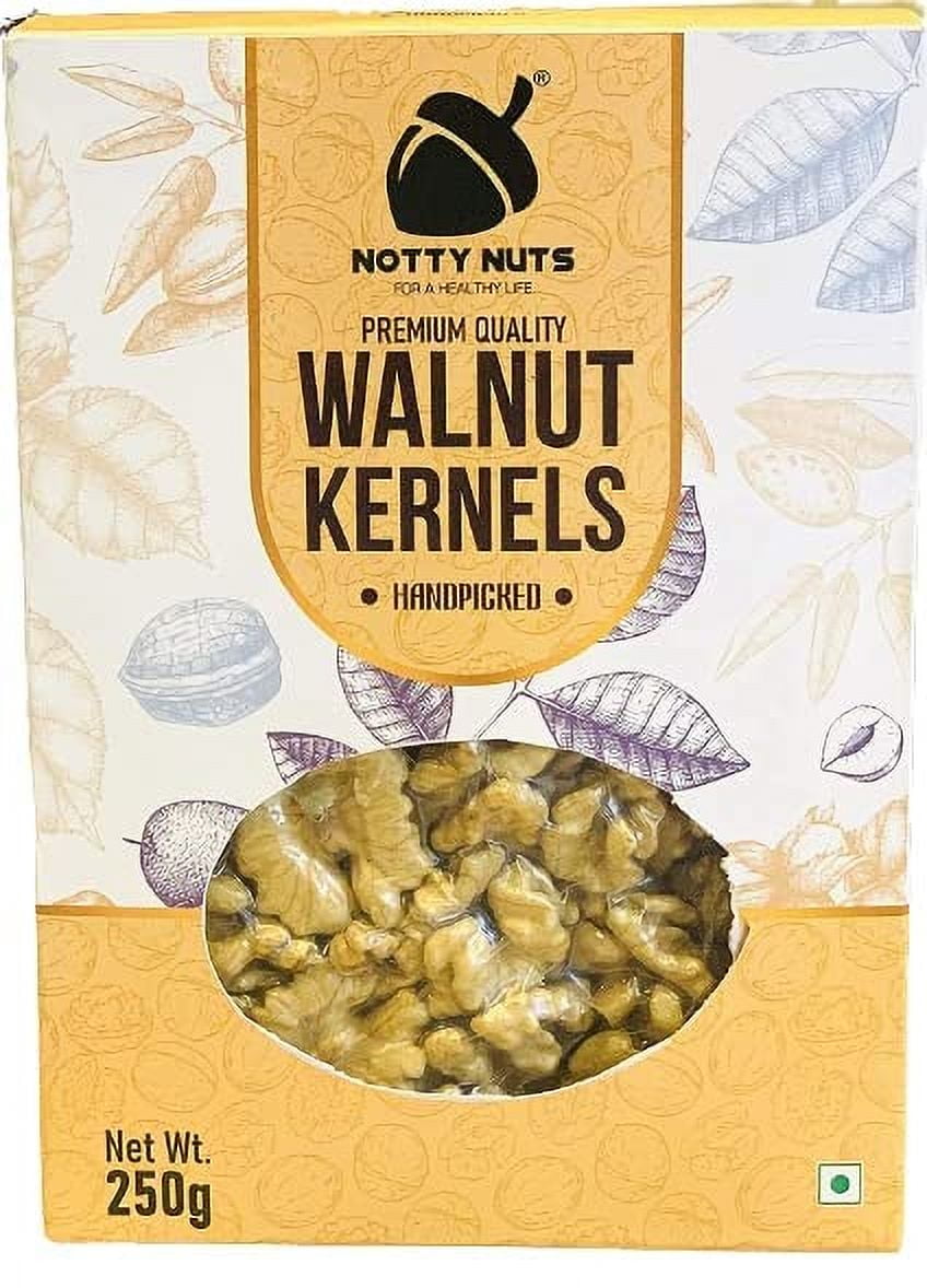 Premium Natural Classic Walnut Kernels By Notty Nuts 1kg, (250gm * Pack ...
