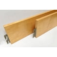 B & H Panel Company Wooden Bed Rails, California King, Hook-On ...