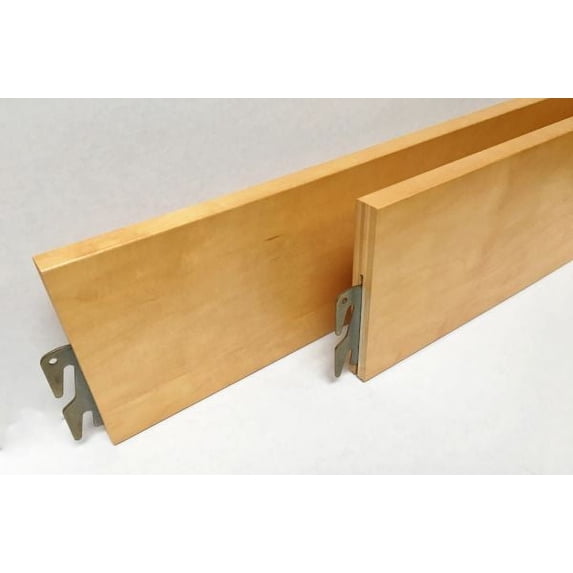 Premium Natural Finish Wooden Bed Rails with Hooks - King/Queen ...