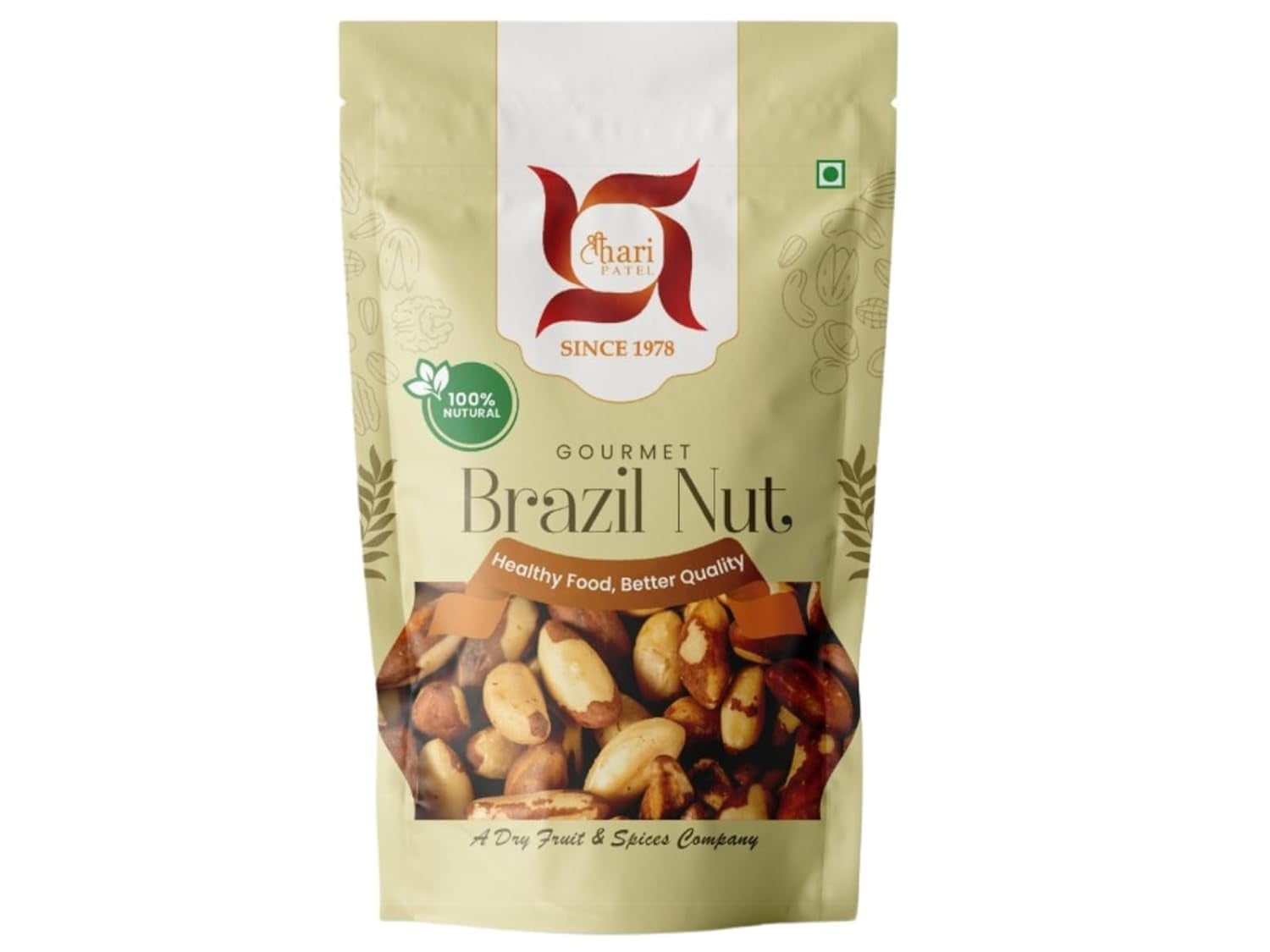 Premium Natural Gourmet Brazil Nuts By Shree Hari Patel 500gm, | High ...