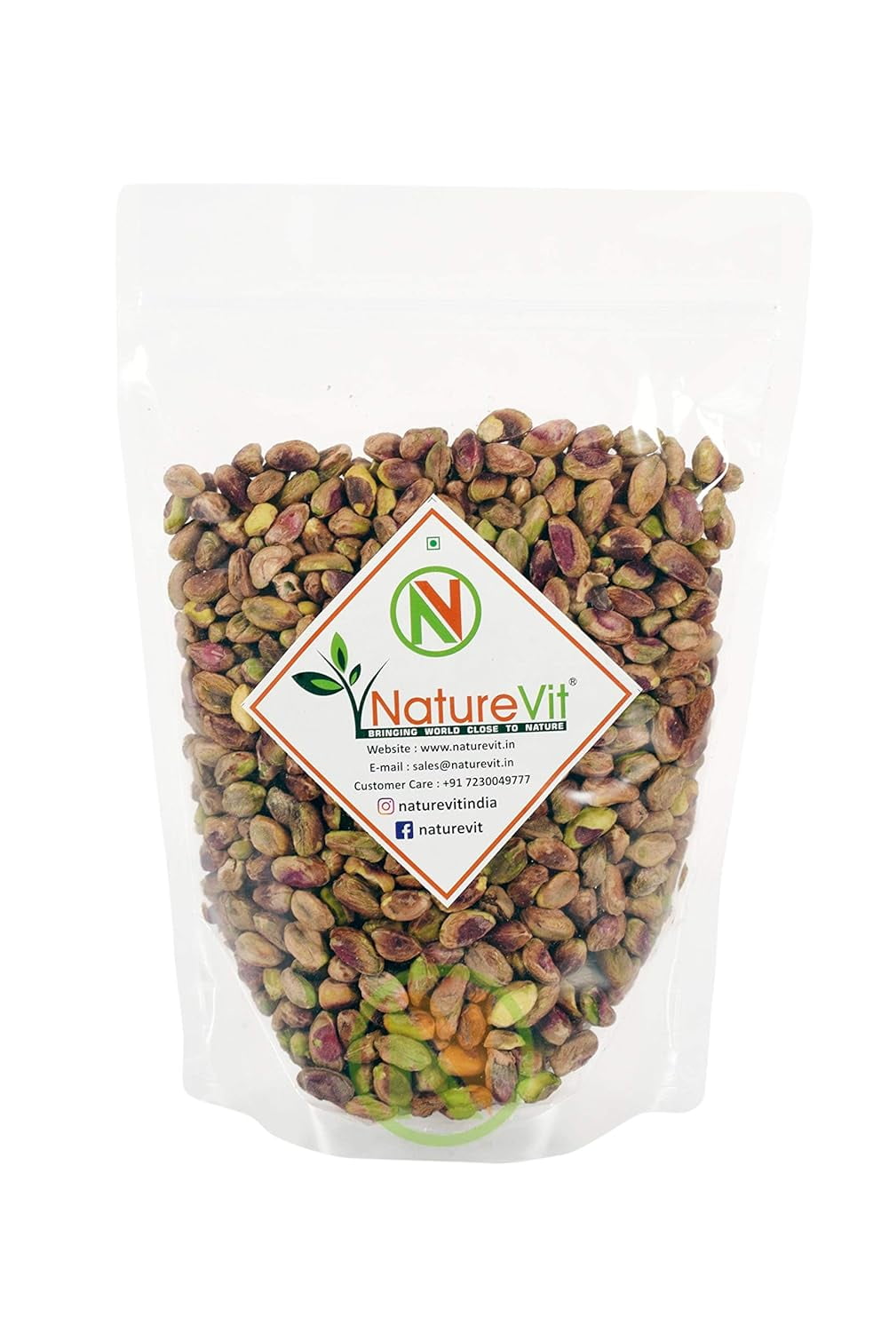 Premium Natural Pistachio Kernels Without Shell By Nature Vit 400gm ...