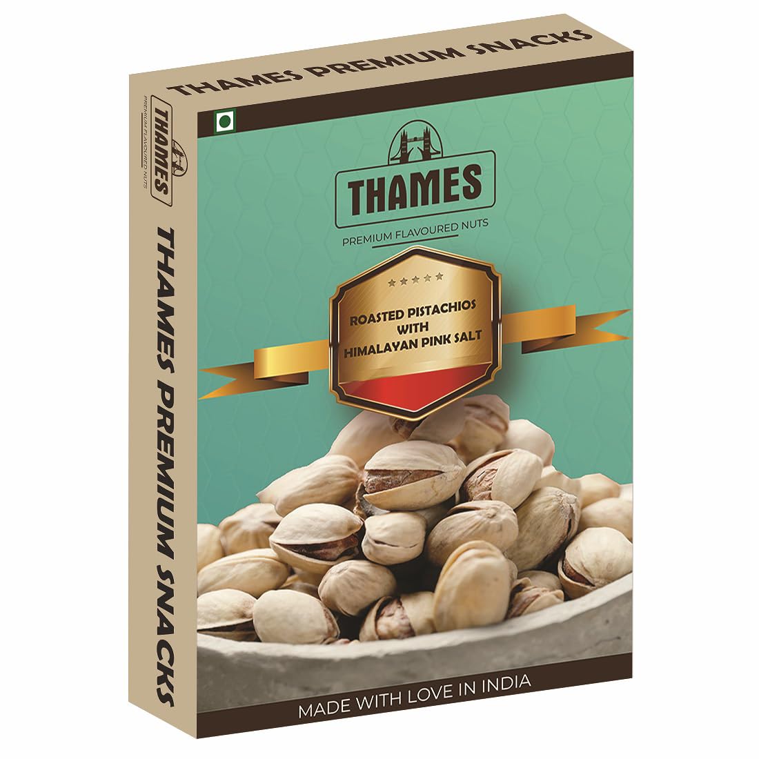 Premium Natural Roasted Pistachios With Himalayan Salted By Thames 200gm, | High In Protein ...