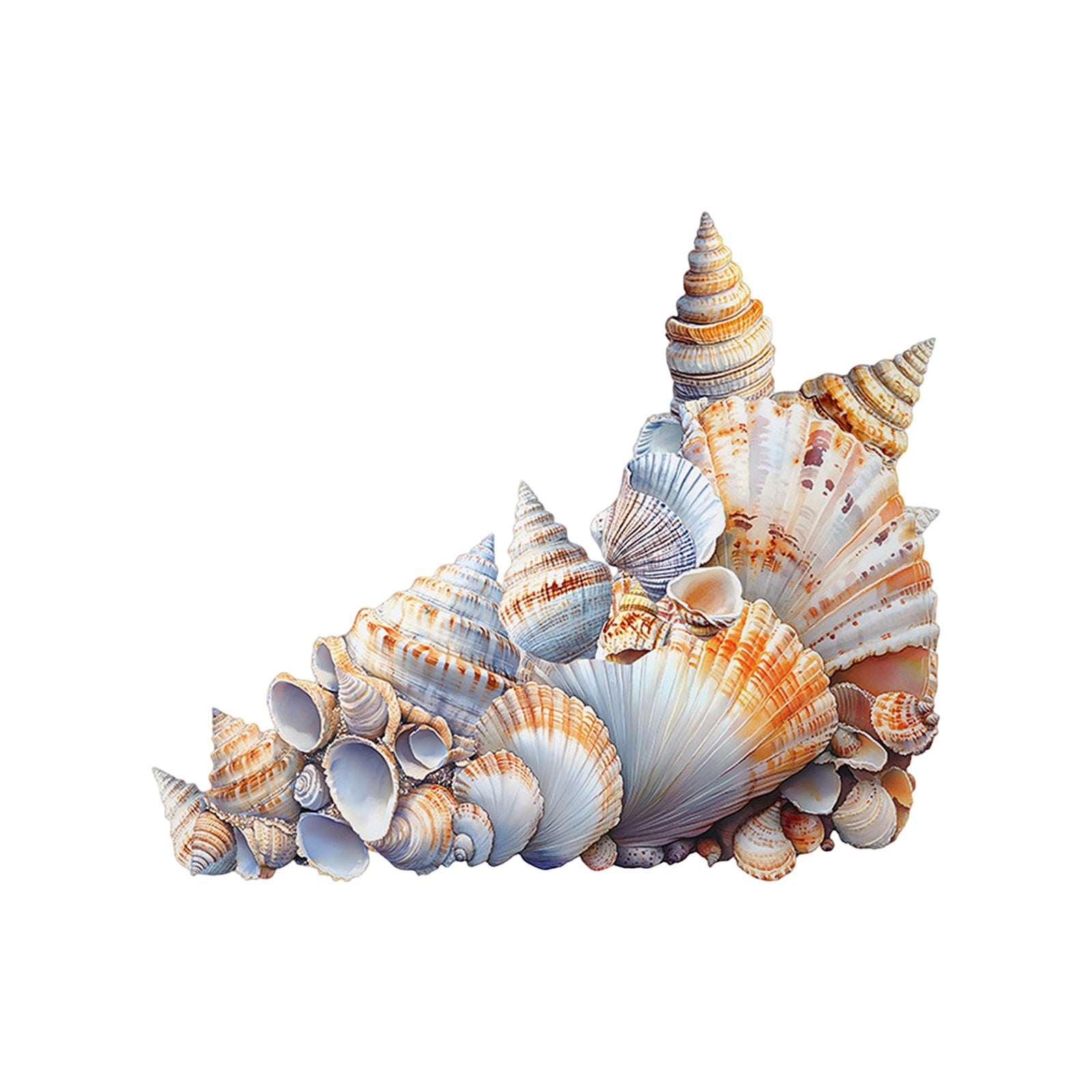 Premium Natural Sea Shells Collection for Crafts and Decor, Coastal ...