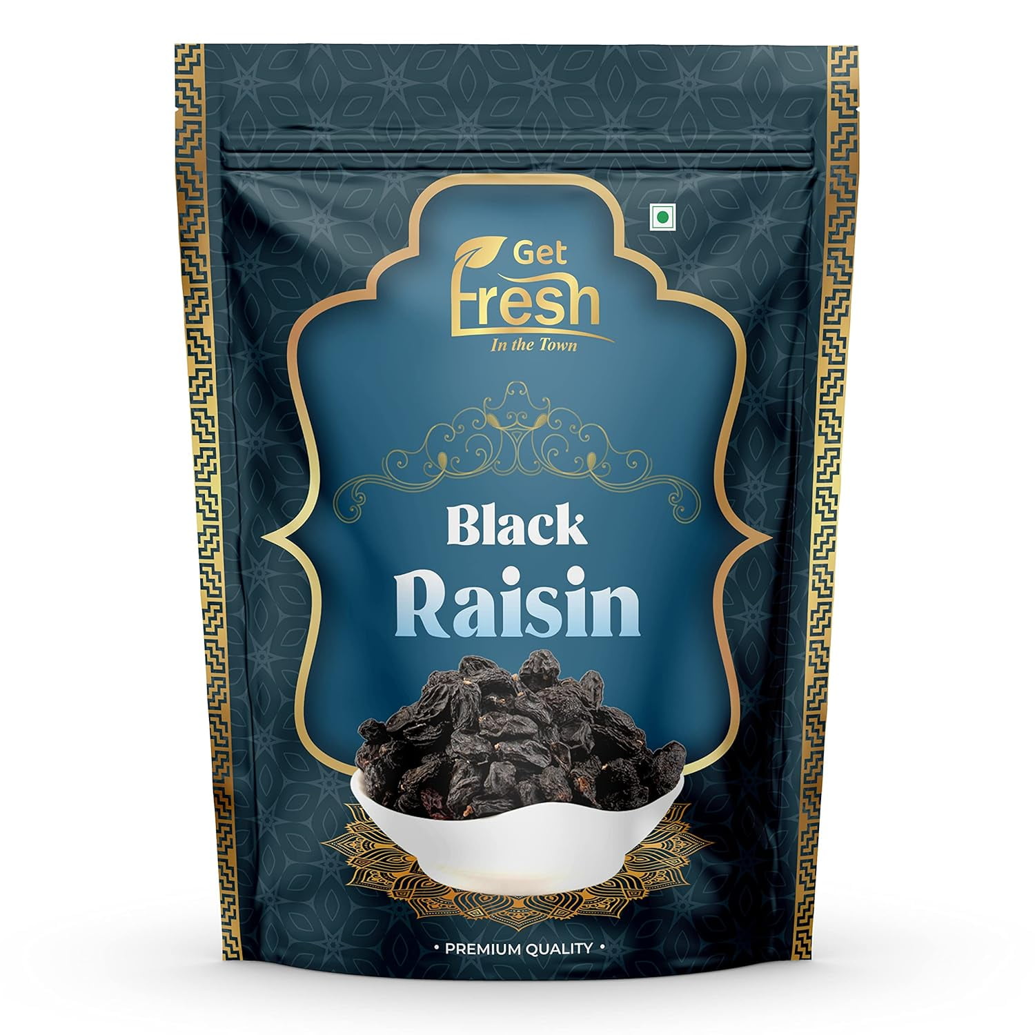 Premium Natural Seedless Black Raisins By Get Fresh 500gm, | Delicious ...