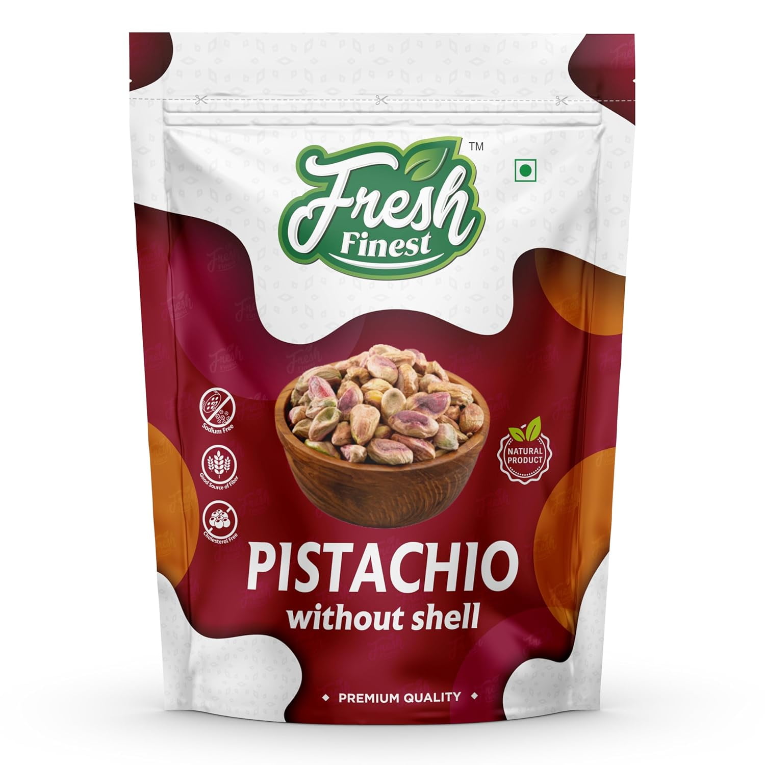 Premium Natural Without Shell Pistachio By Fresh Finest 500gm, | Rich In Fibre & Minerals ...