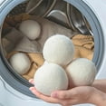 Premium Natural Wool Dryer Balls - Replace Dryer Sheets & Fabric Softener - Laundry Balls For ...